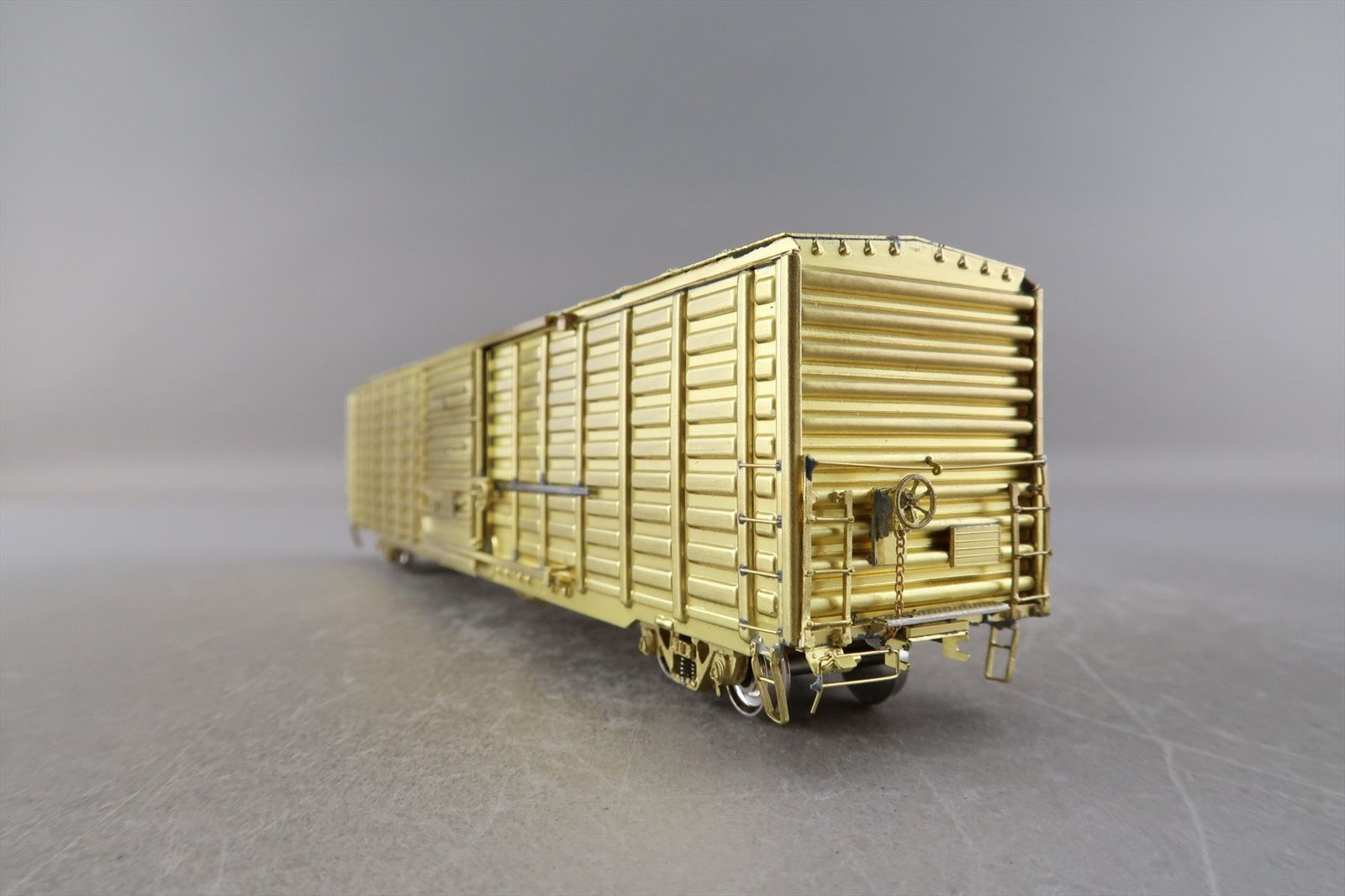 HO Brass Model - OMI 3020 SOU Southern P/S Waffle Boxcar Box Car 63' - Unpainted - 1987 Run - Ajin