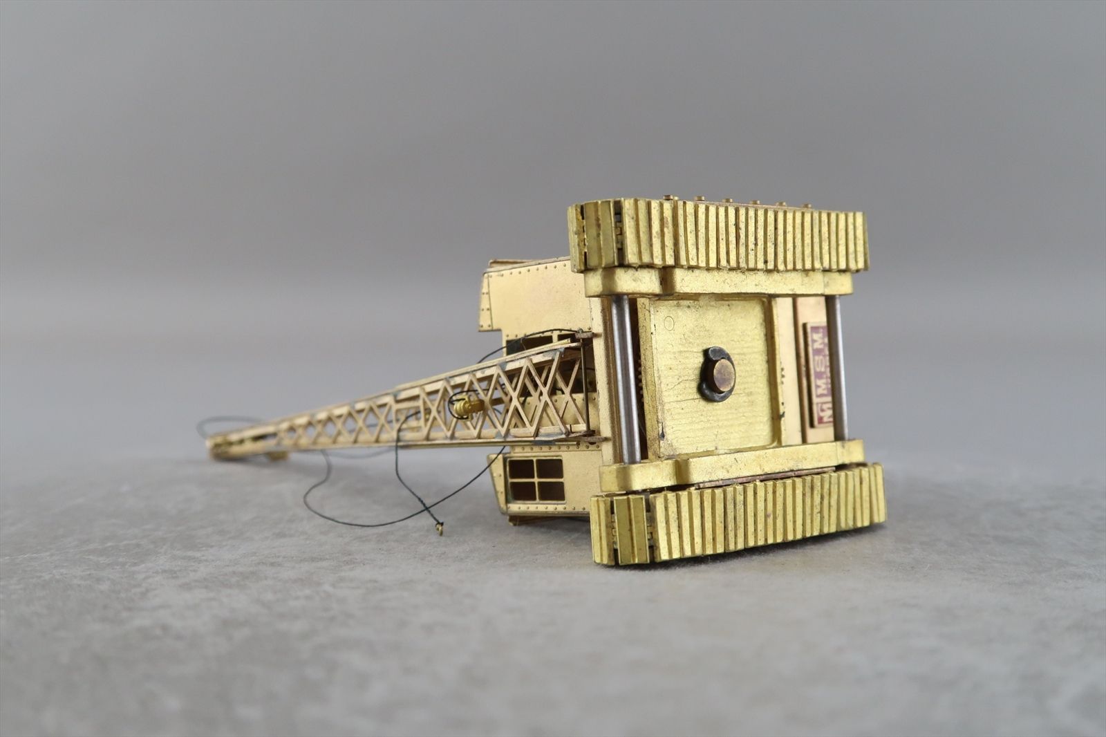 HO Brass Model - OMI 1350 AH Gopher Crane Mounted On Treads - Unpainted ...