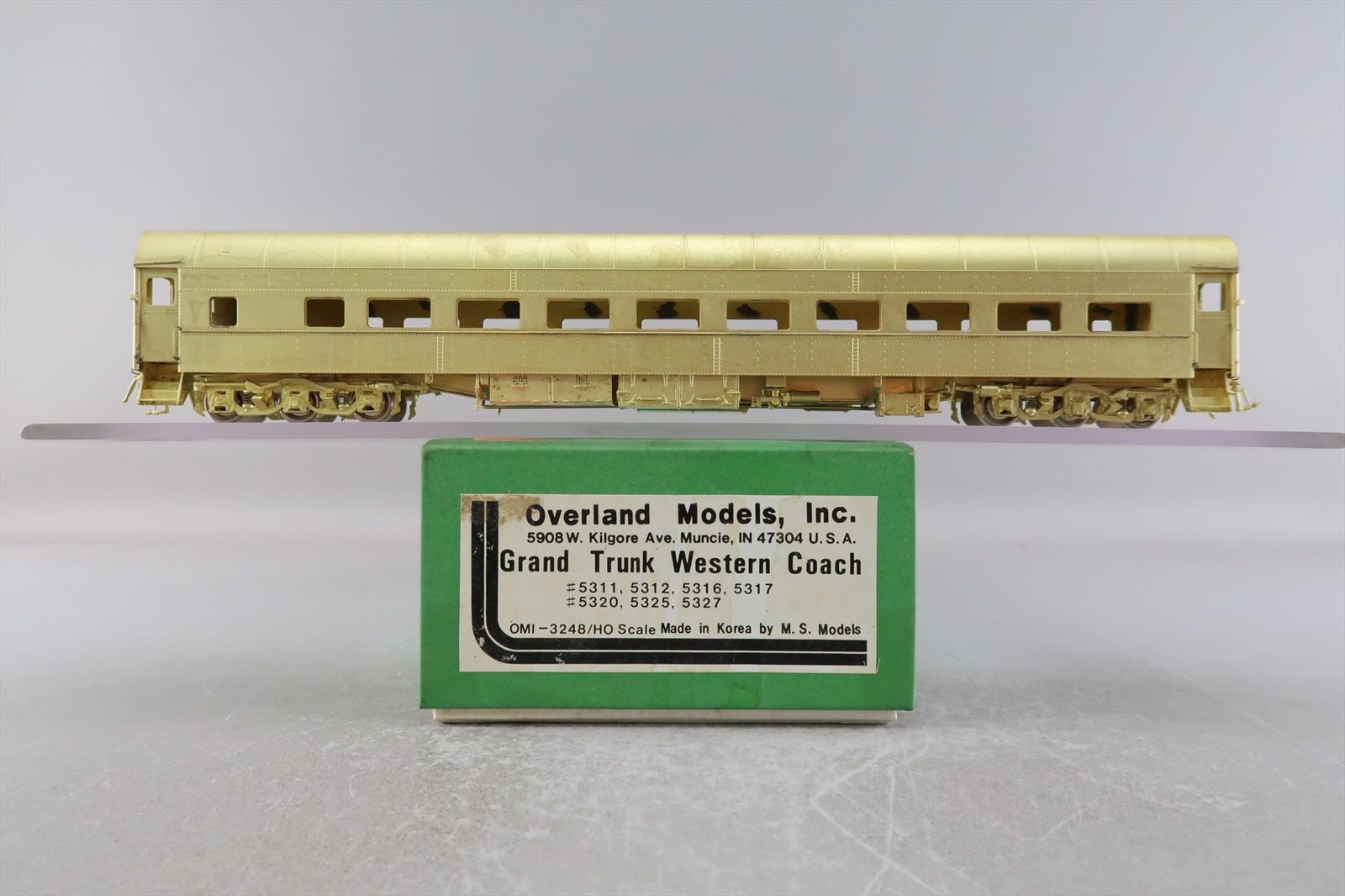 HO Brass Model - OMI 3248 GTW Grand Trunk Western Coach - Unpainted ...
