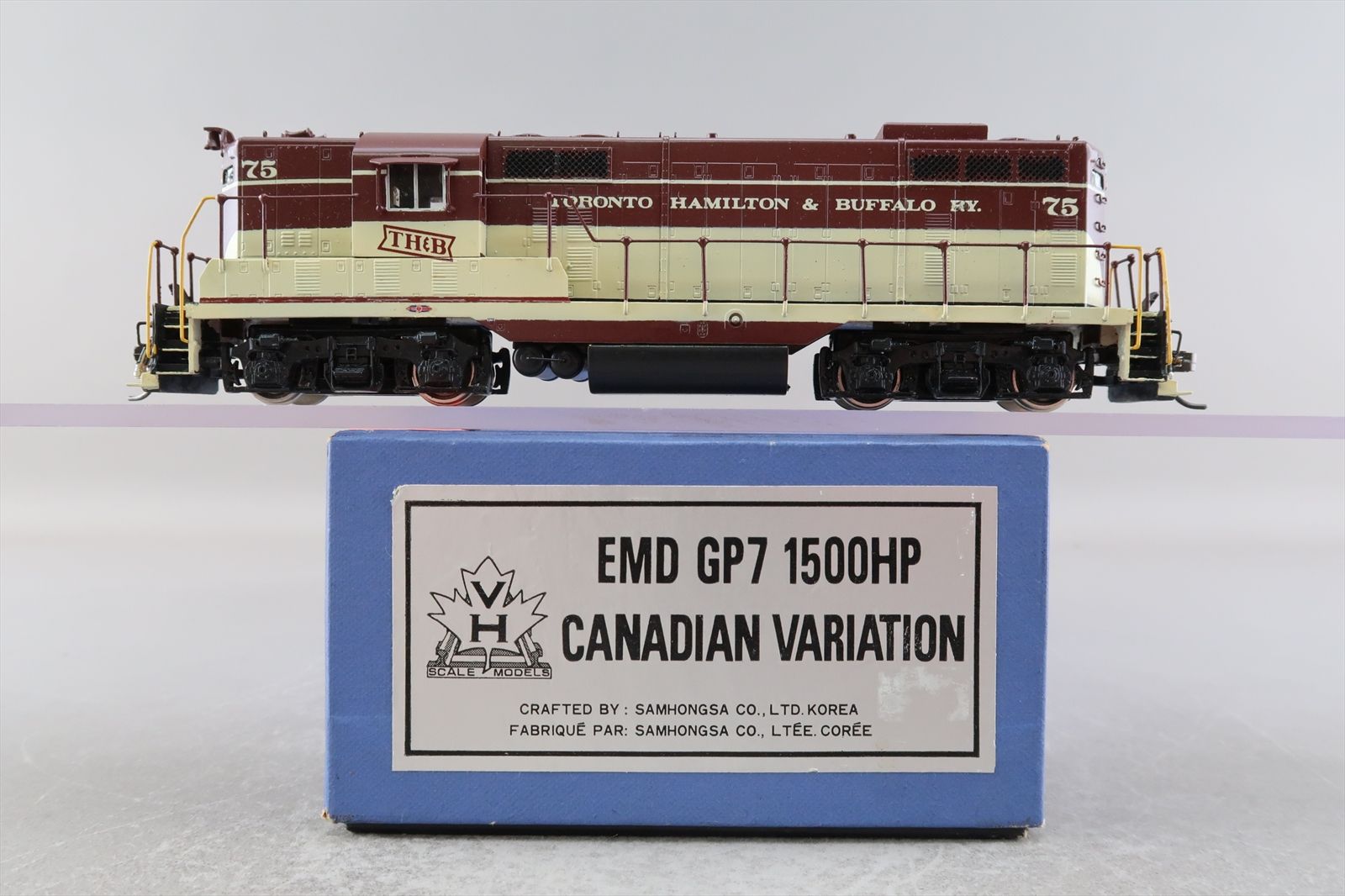 HO Brass Model - VH Van TH&B Toronto Hamilton & Buffalo GP7 1500HP #75 ...