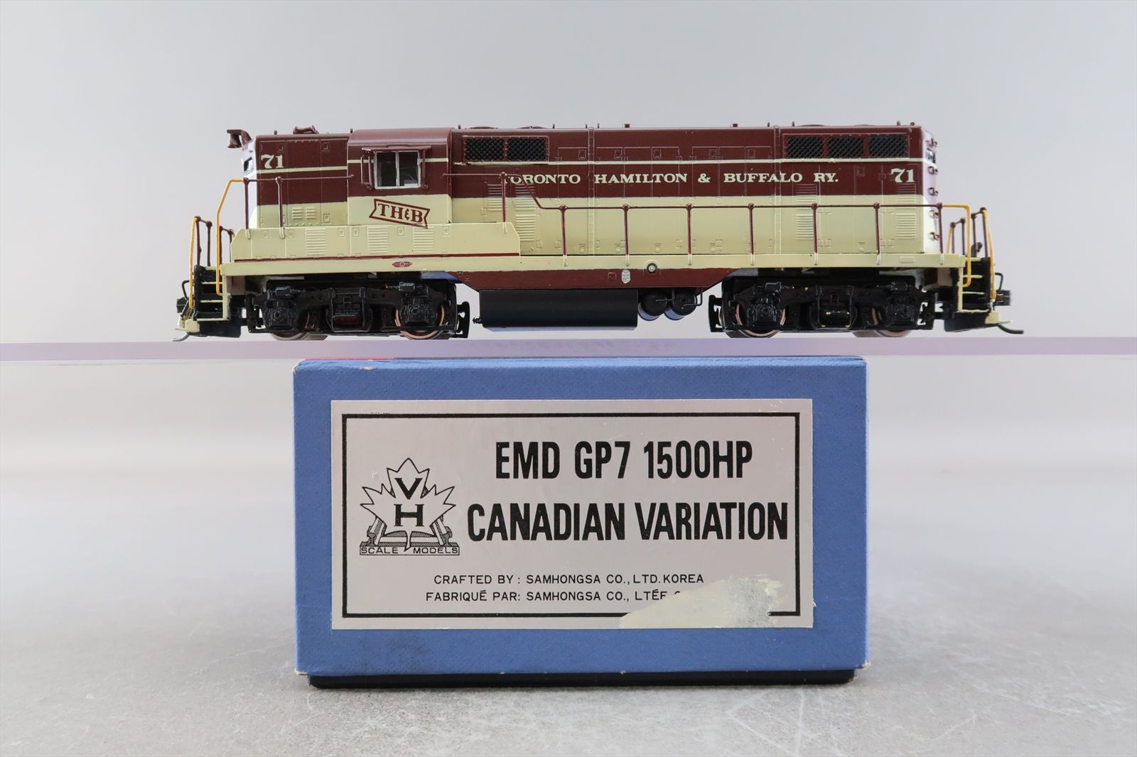 HO Brass Model - VH Van TH&B Toronto Hamilton & Buffalo GP7 1500HP #71 ...