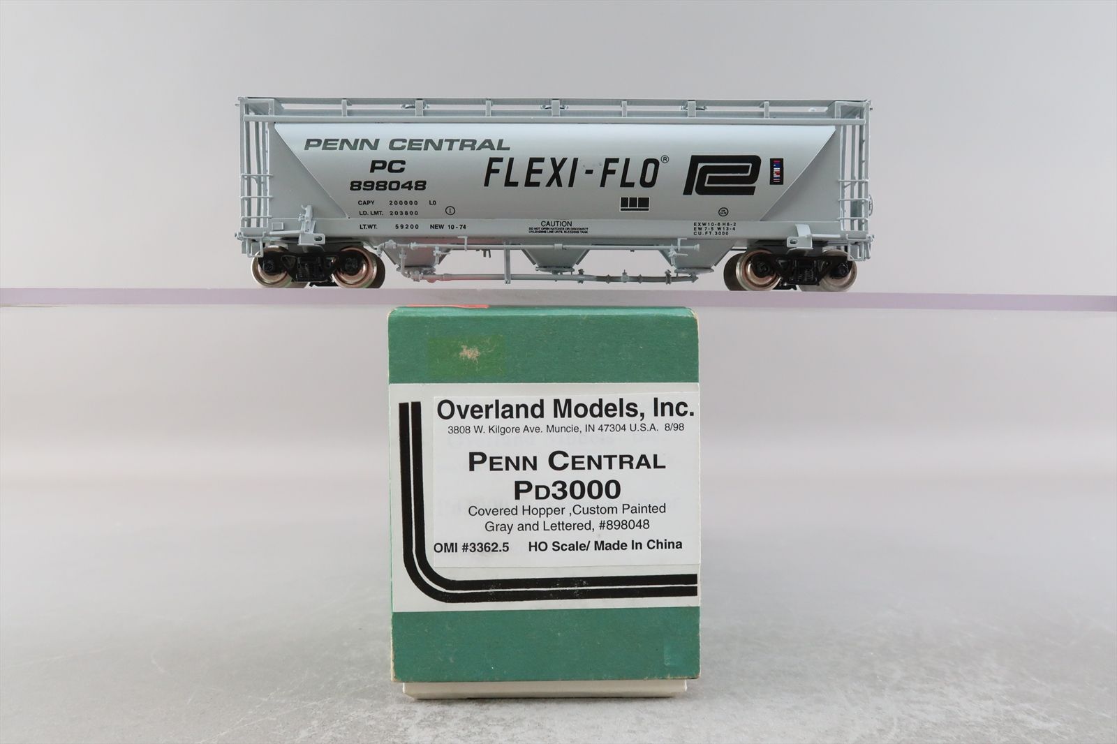 HO Brass Model - OMI 3362.5 PC Penn Central PD3000 Flexi-Flo Covered ...