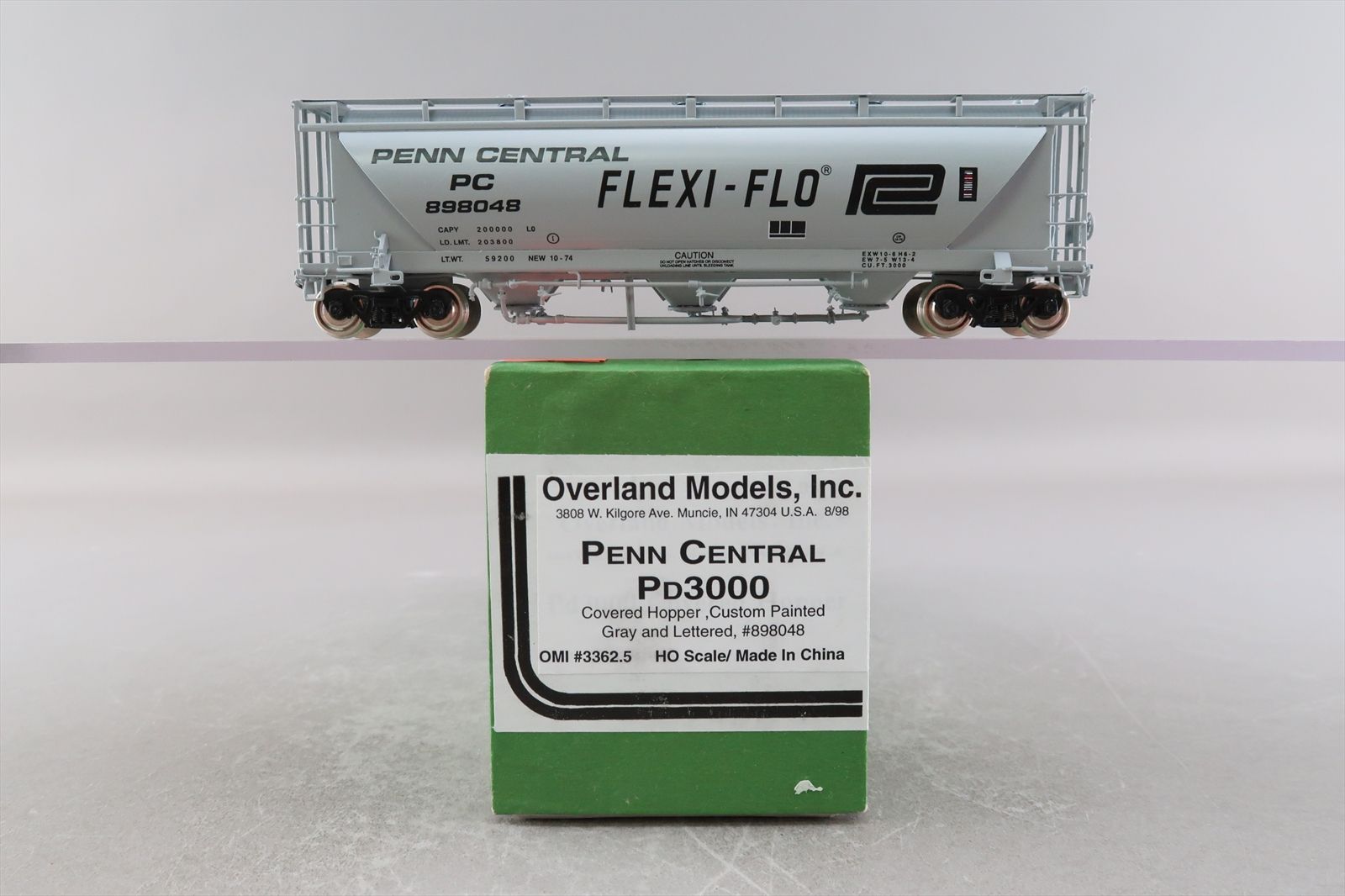 HO Brass Model - OMI 3362.5 PC Penn Central PD3000 Flexi-Flo Covered ...