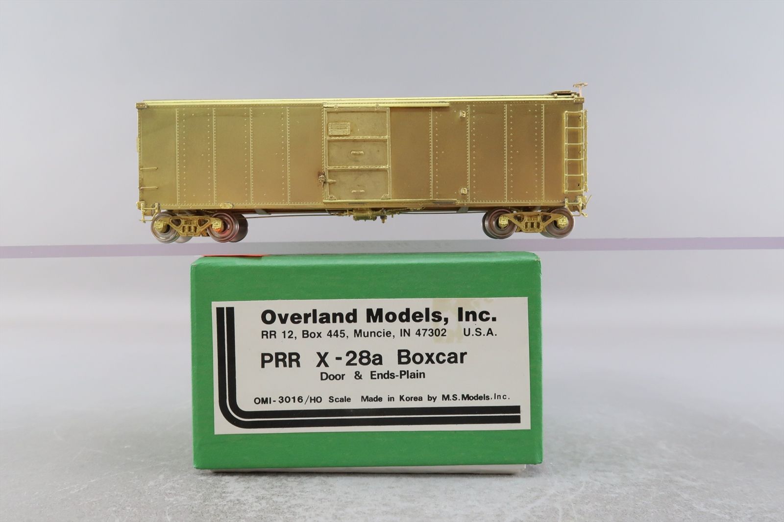 HO Brass Model - OMI 3016 PRR Pennsylvania X-28a Boxcar Box Car ...