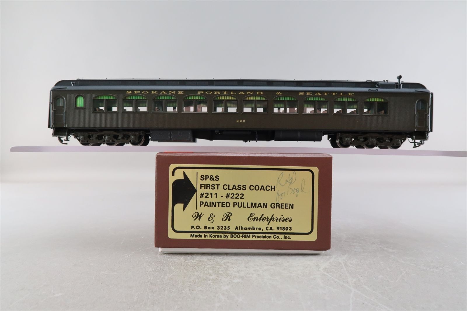 HO Brass Model - W&R SP&S Spokane Portland & Seattle 1st First Class ...