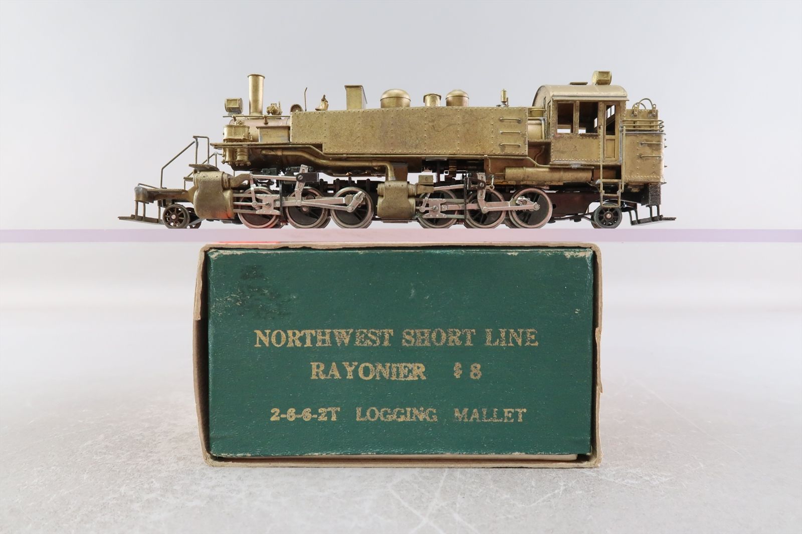 HO Brass Model Train - NWSL Rayonier 2-6-6-2T Logging Mallet ...
