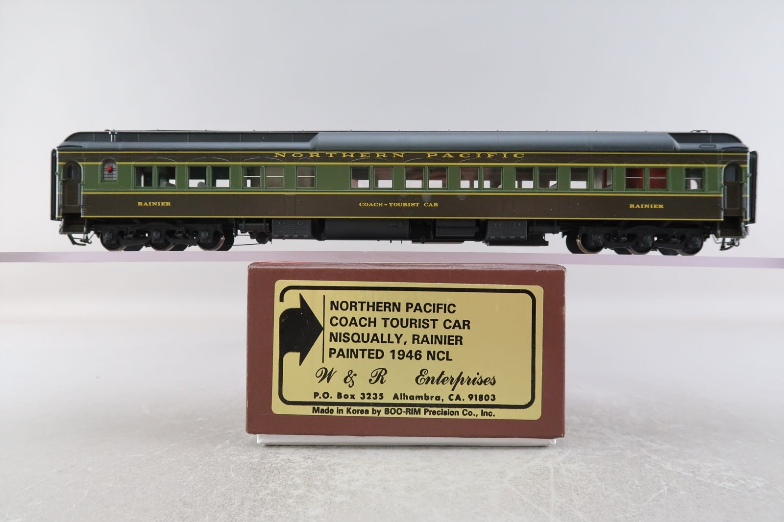 HO Brass Model – W&R NP Northern Pacific Coach Tourist Car 1946 NCL ...