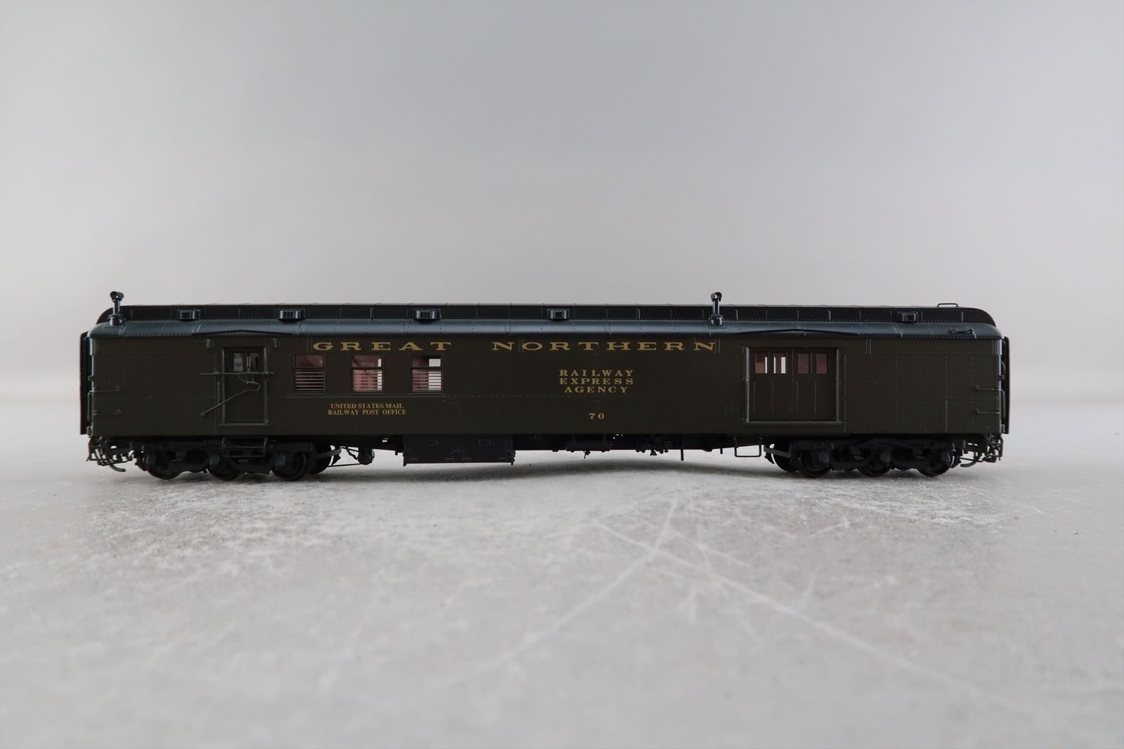 HO Brass Model - CIL 2349.1 GN Great Northern Heavyweight Baggage Mail ...