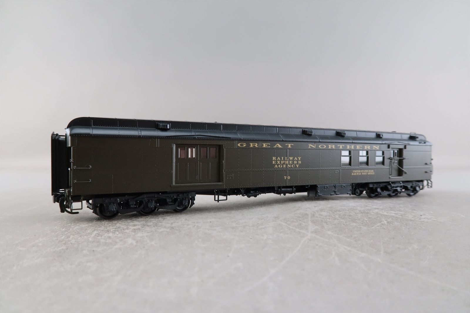 HO Brass Model - CIL 2349.1 GN Great Northern Heavyweight Baggage Mail ...