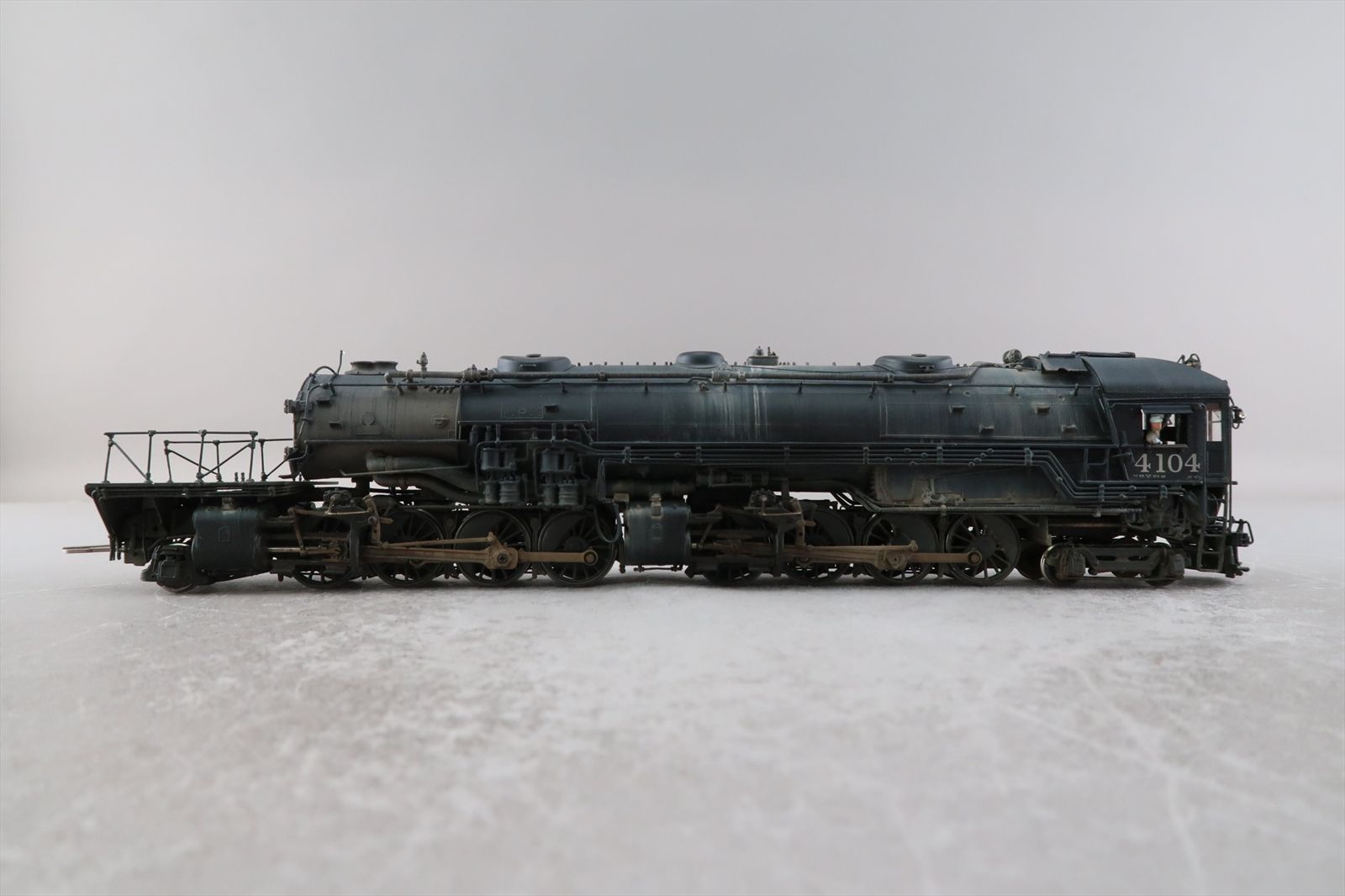 HO Brass Model - Key CS#126 SP Southern Pacific AC-4 Early 4-8-8-2 Cab Forward #4104 - F/P + Pro ...