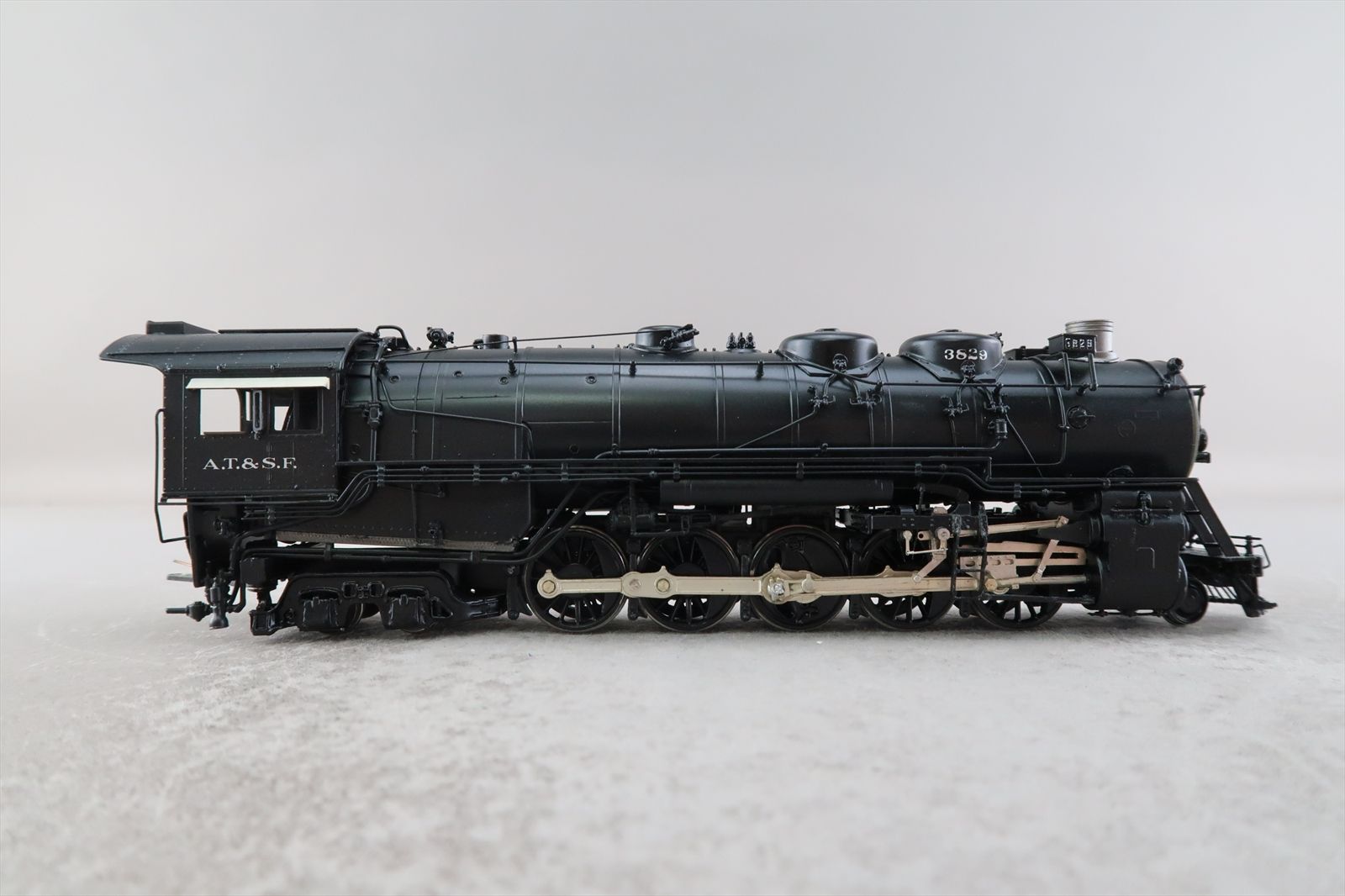 HO Brass Model - Key CS#52 AT&SF Santa Fe Texas 2-10-4 #3829 - F/P ...