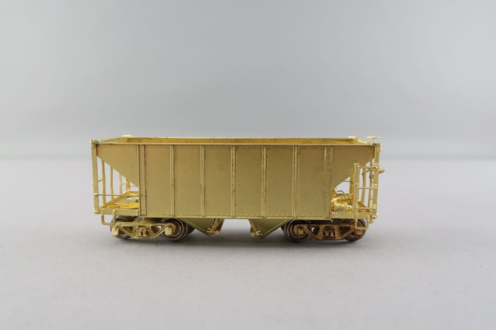 HOn3 Brass Model - Hallmark EBT East Broad Top 2-Bay Steel Hopper Car - Unpainted - Samhongsa