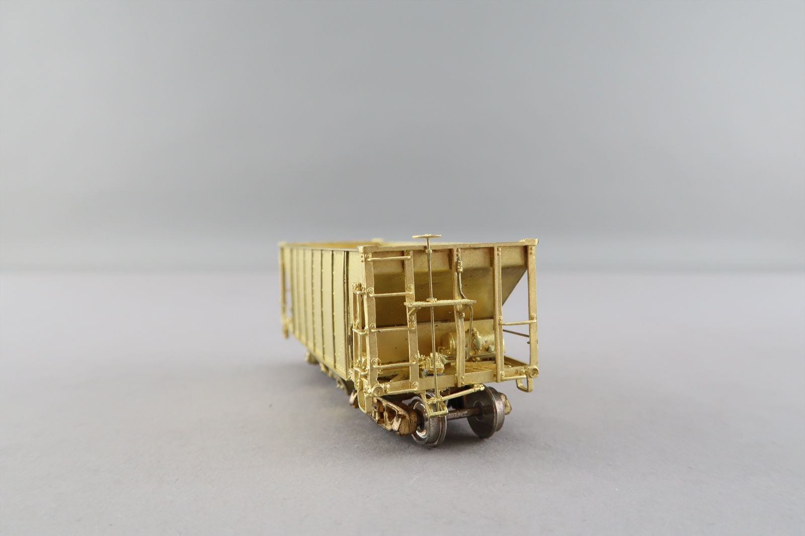 HOn3 Brass Model - Hallmark EBT East Broad Top 2-Bay Steel Hopper Car - Unpainted - Samhongsa