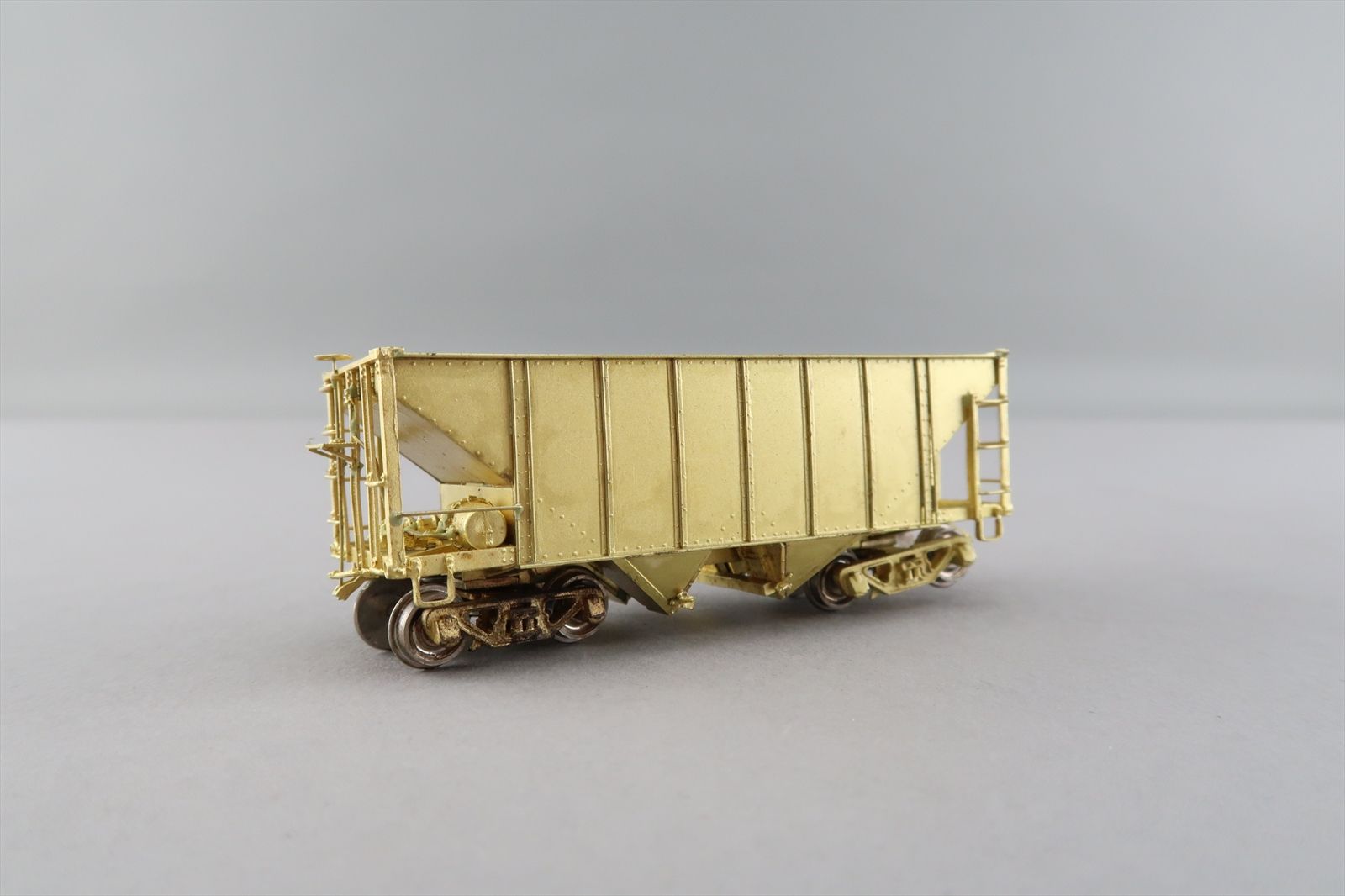HOn3 Brass Model - Hallmark EBT East Broad Top 2-Bay Steel Hopper Car - Unpainted - Samhongsa