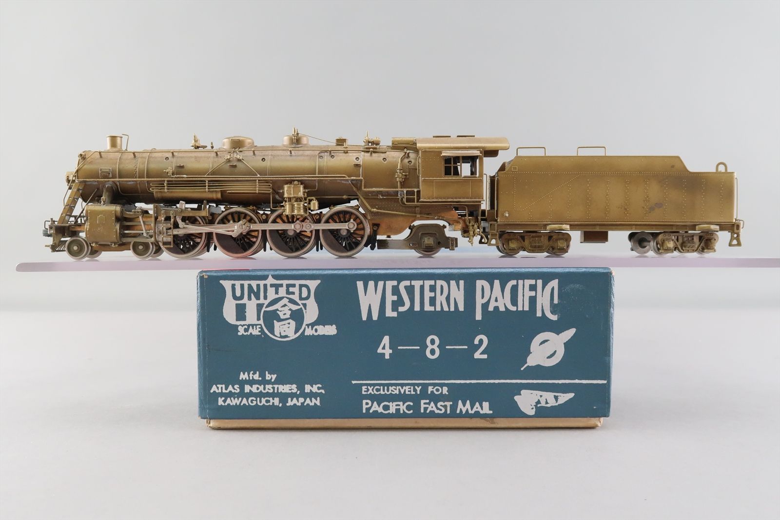 HO Brass Model - PFM WP Western Pacific 4-8-2 MT-44 - Unpainted - 1972 ...
