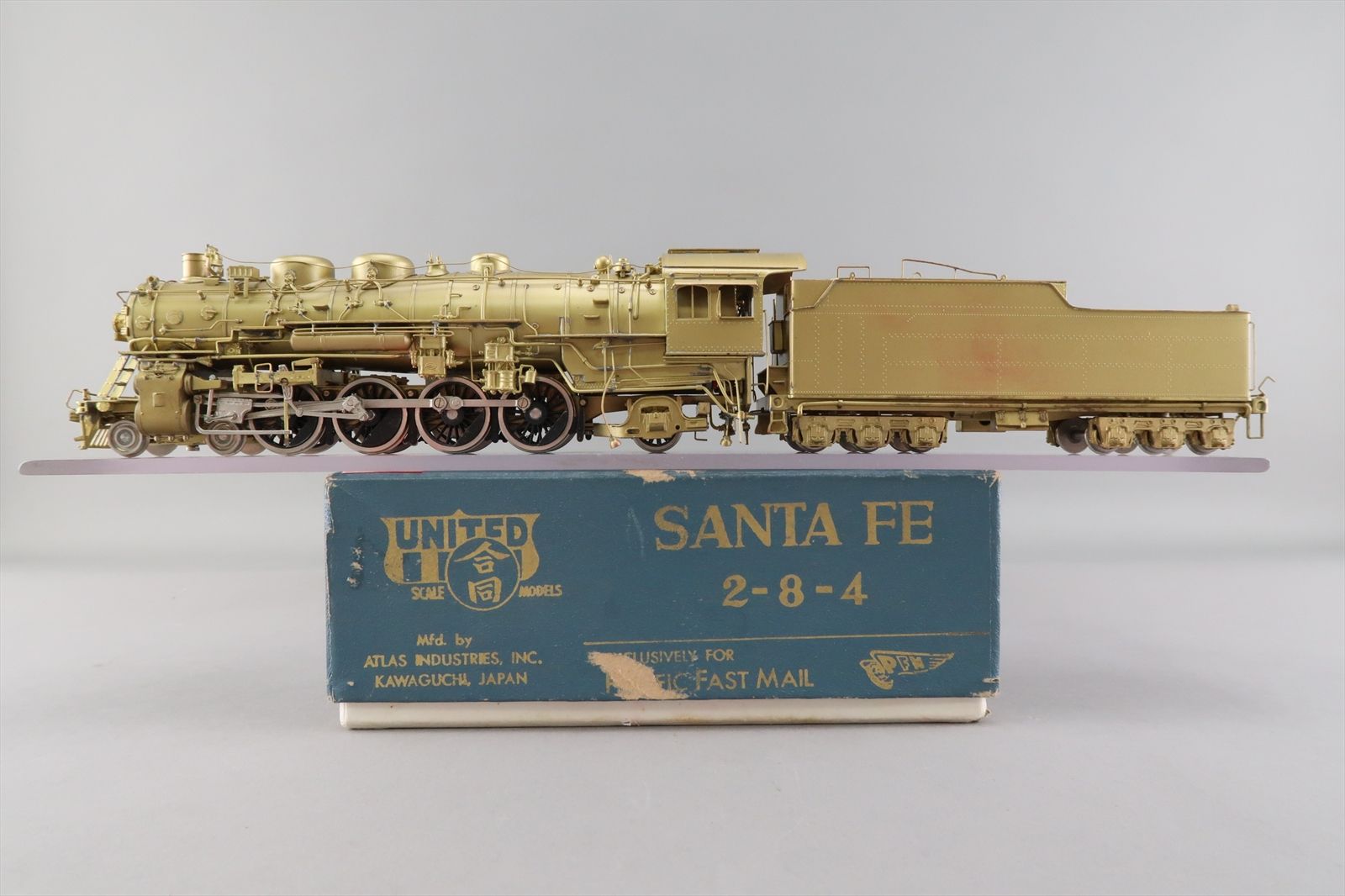 HO Brass Model - Sunset AT&SF Santa Fe 4-8-2 3700 - Unpainted - 1976 ...