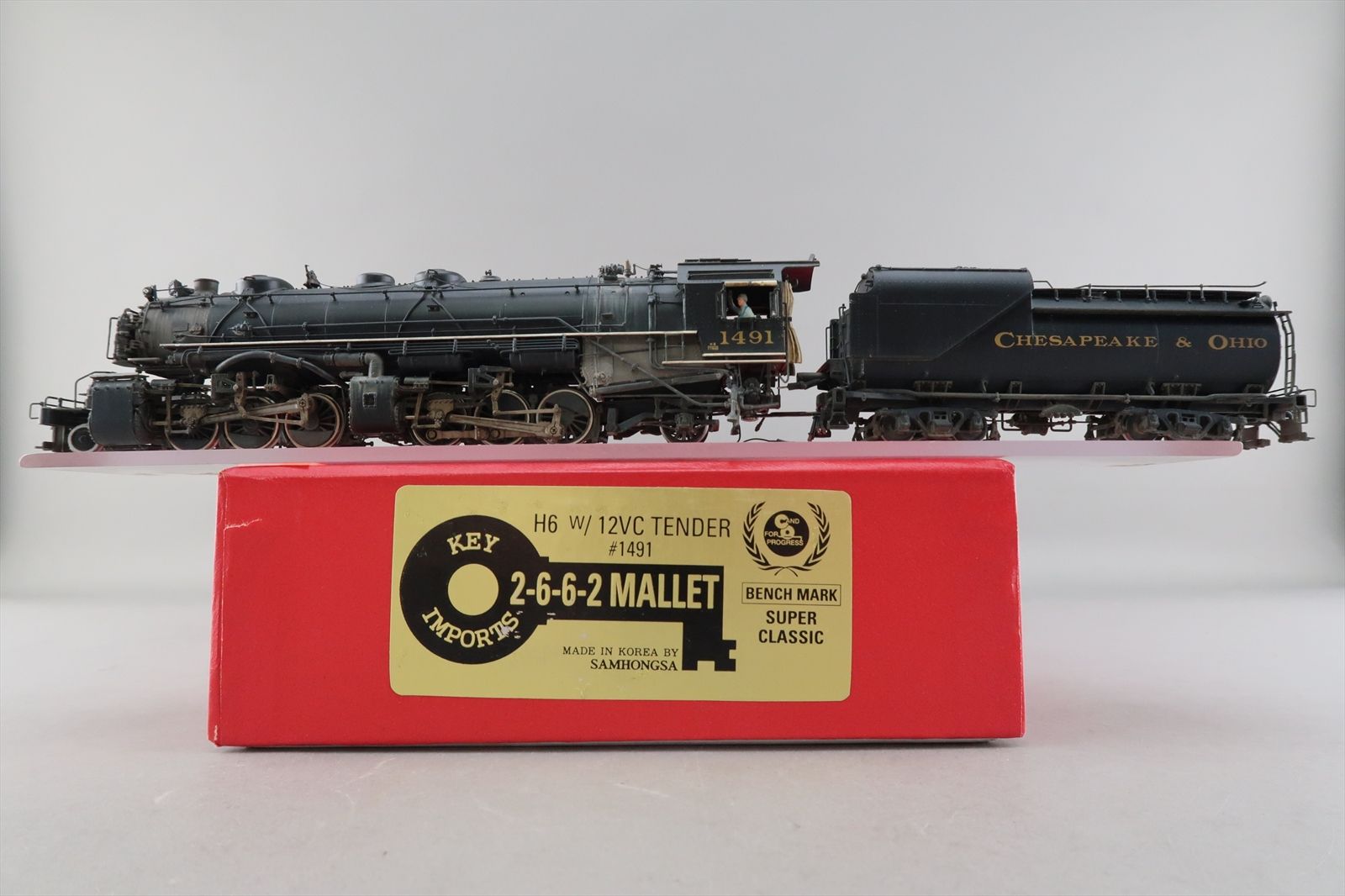 HO Brass Model - Key Benchmark Super Classic C&O Chesapeake & Ohio H6 2 ...