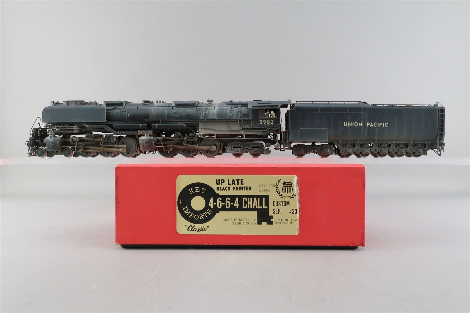 HO Brass Model - Key CS#33 UP Union Pacific 4-6-6-4 Late Oil Black ...