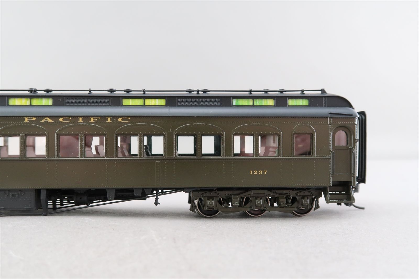 HO Brass Model - W&R NP Northern Pacific Coach Pullman Green #1237 - F ...