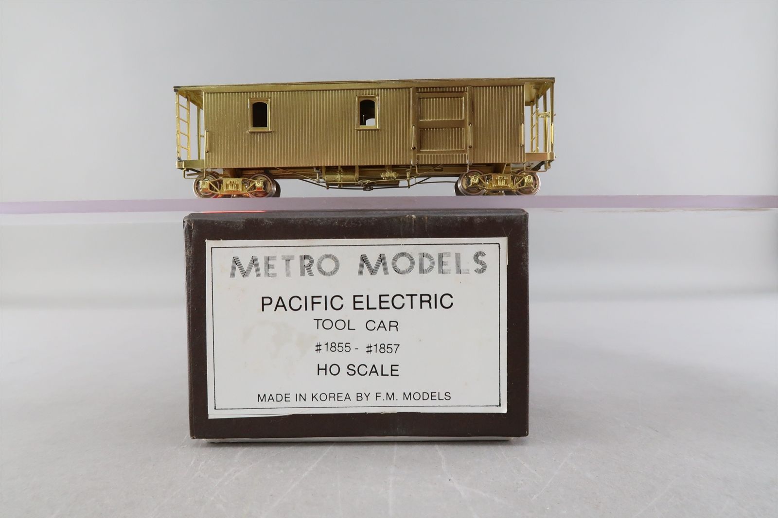 HO Brass Model - Metro PE Pacific Electric Tool Car #1855 - 1857 ...