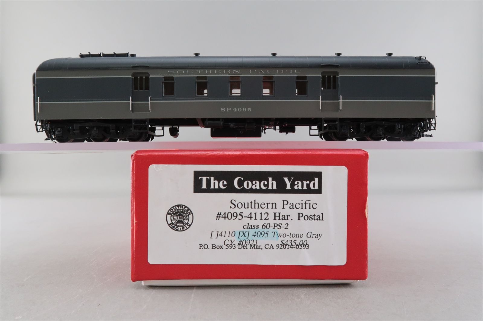 HO Brass Model - TCY 0921 SP Southern Pacific Harriman Postal 60-PS-2 ...