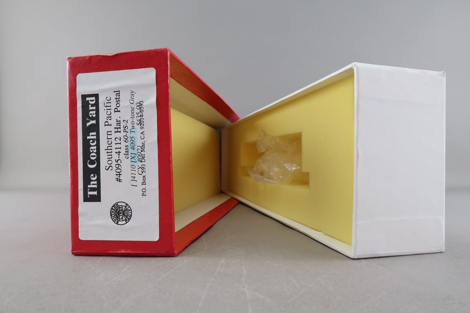 HO Brass Model - TCY 0921 SP Southern Pacific Harriman Postal 60-PS-2 TTG Two-Tone Gray #4095 ...