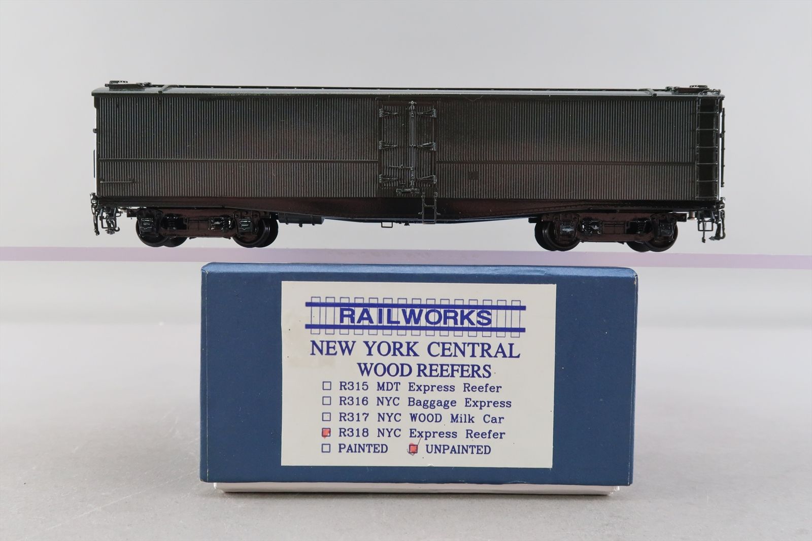 HO Brass Model - Railworks R318 NYC New York Central Wood Reefer ...