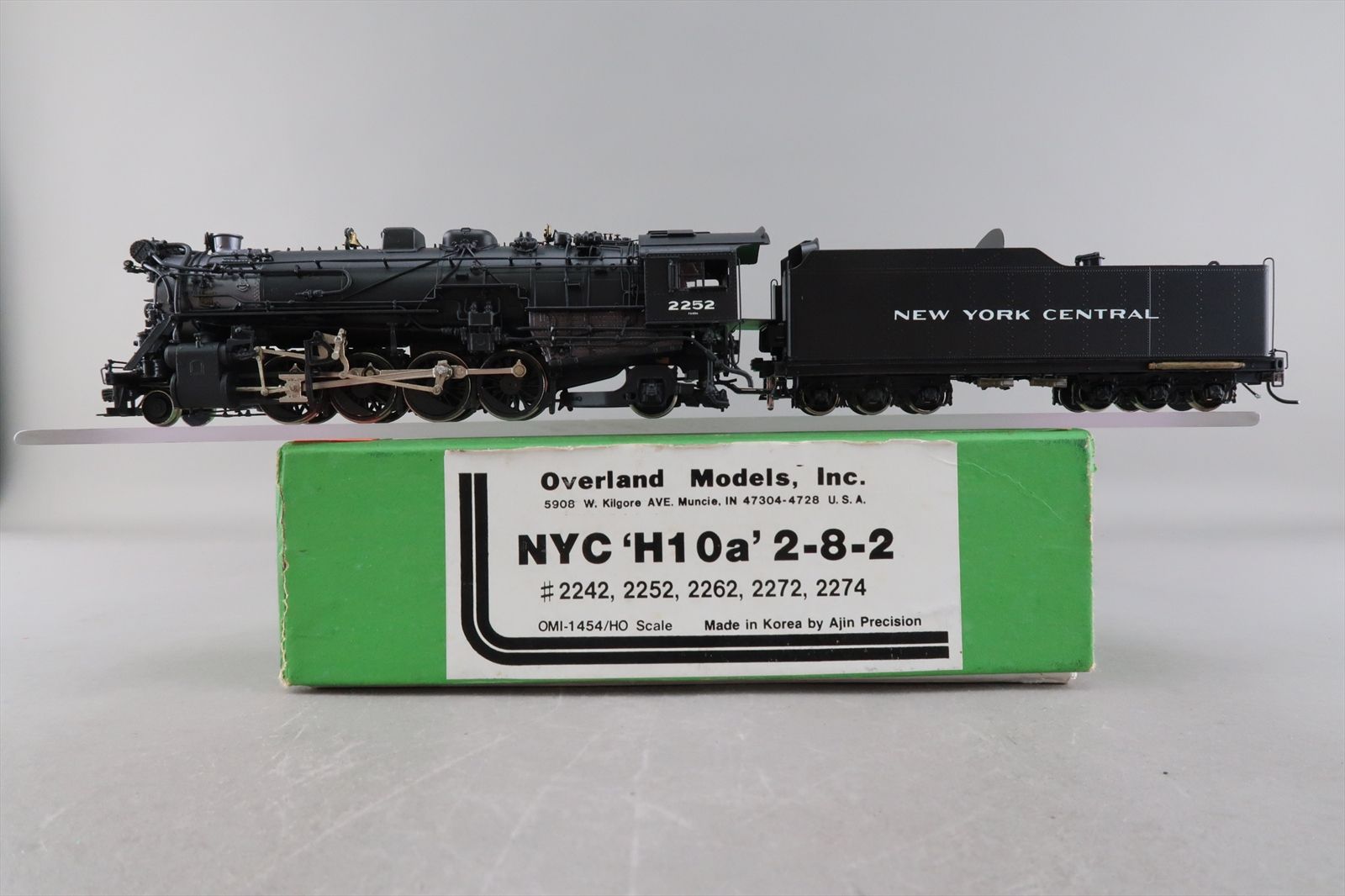 HO Brass Model - OMI 1454 NYC New York Central H10a 2-8-2 #2252 ...