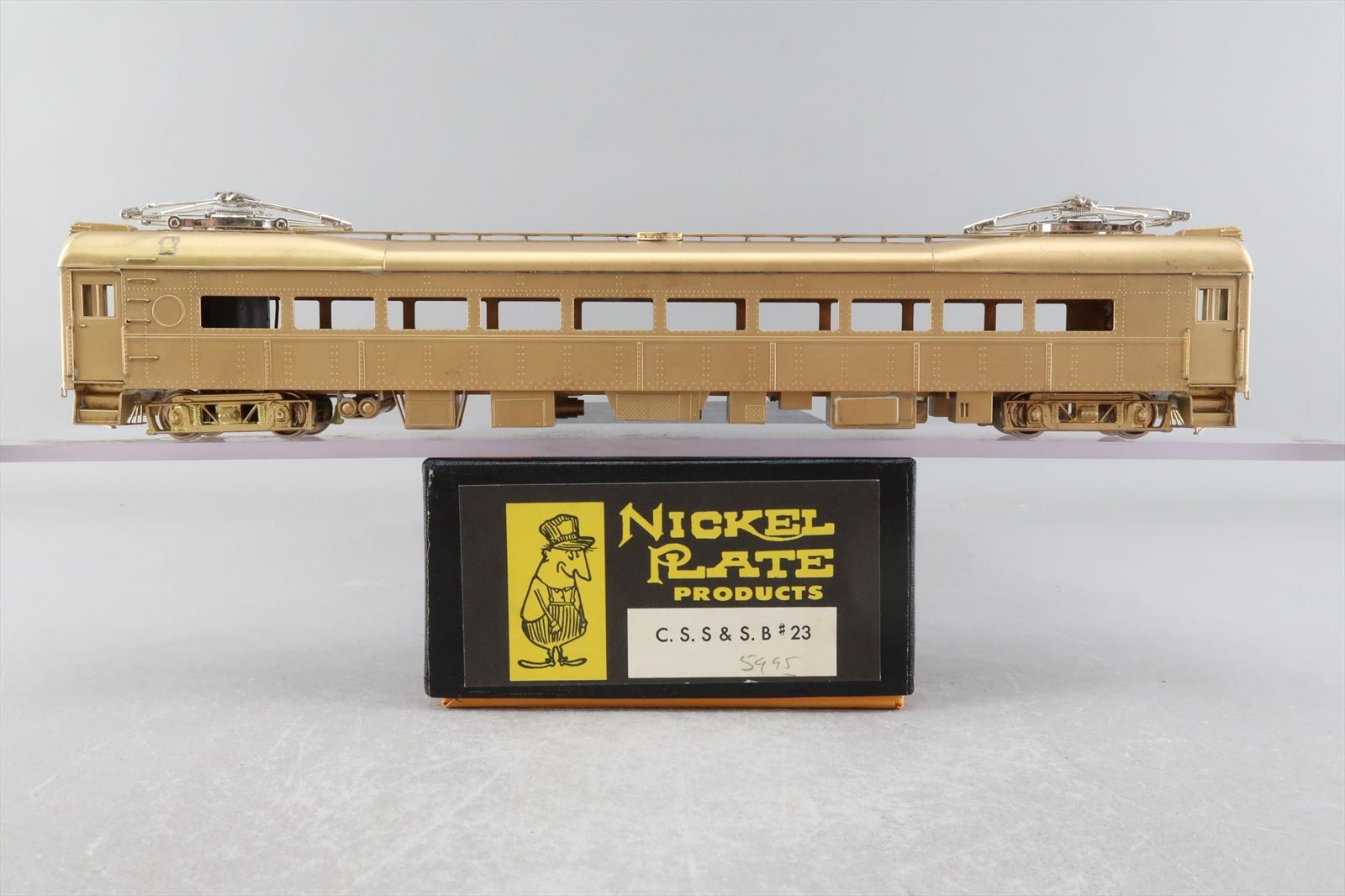 HO Brass Model - NPP CSS&SB Chicago South Shore / Bend Coach Powered #23 - Unpainted - Kumata