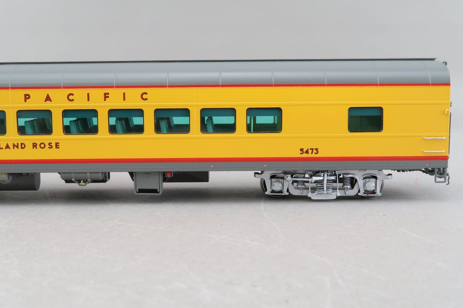 HO Brass Model - OMI 3435.1 UP Union Pacific Portland Rose Coach #5473 - F/P + Interior + Lights ...