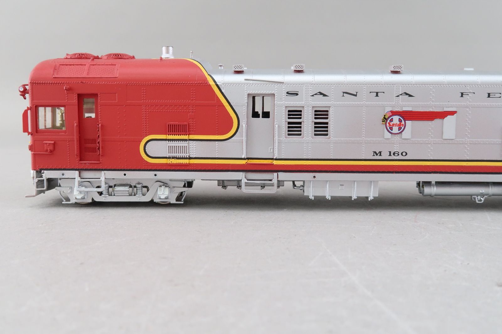 HO Brass Model - Key ATSF Motor Car Doodlebug Post 1962 Warbonnet #M-160 - F/P - 1998 Run - Made ...