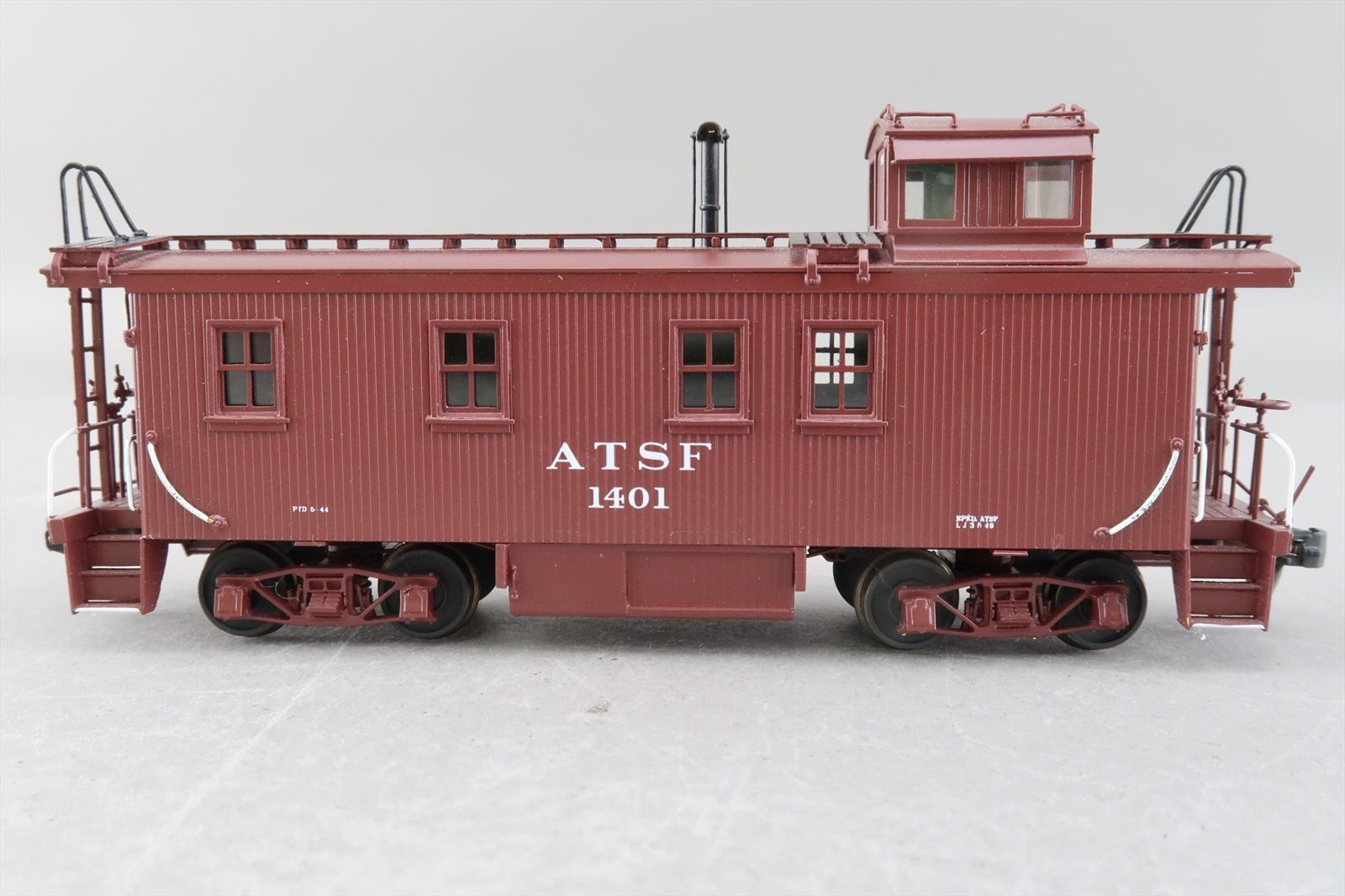 HO Brass Model - DP AT&SF Santa Fe Round Roof Caboose #1401 - F/P ...