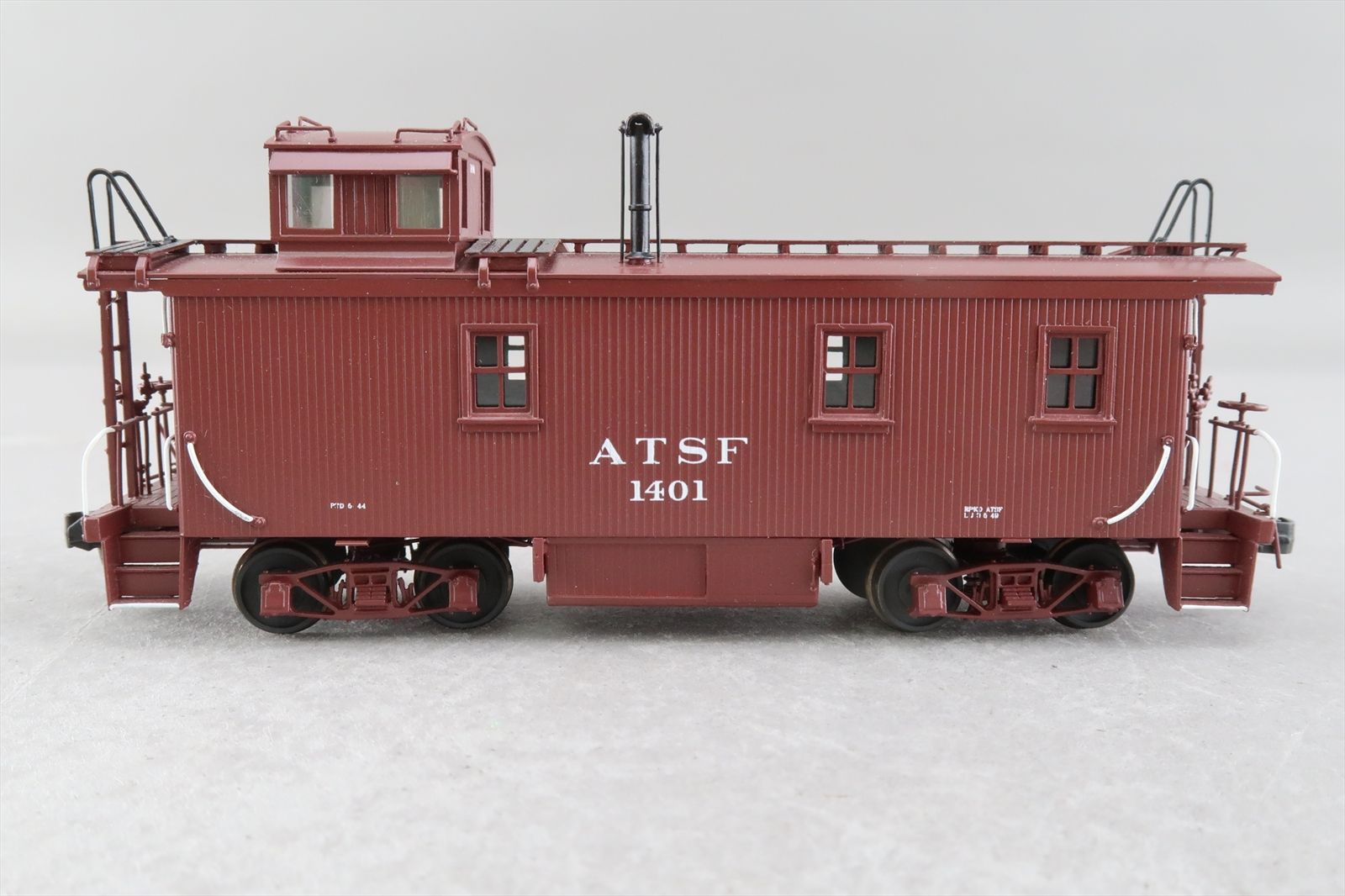 HO Brass Model - DP AT&SF Santa Fe Round Roof Caboose #1401 - F/P ...