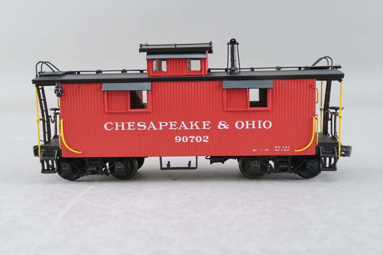 HO Brass Model - DP 200 C&O Chesapeake & Ohio Caboose Early Lettering ...