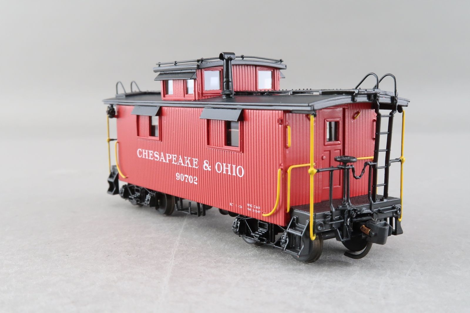 HO Brass Model - DP 200 C&O Chesapeake & Ohio Caboose Early Lettering ...