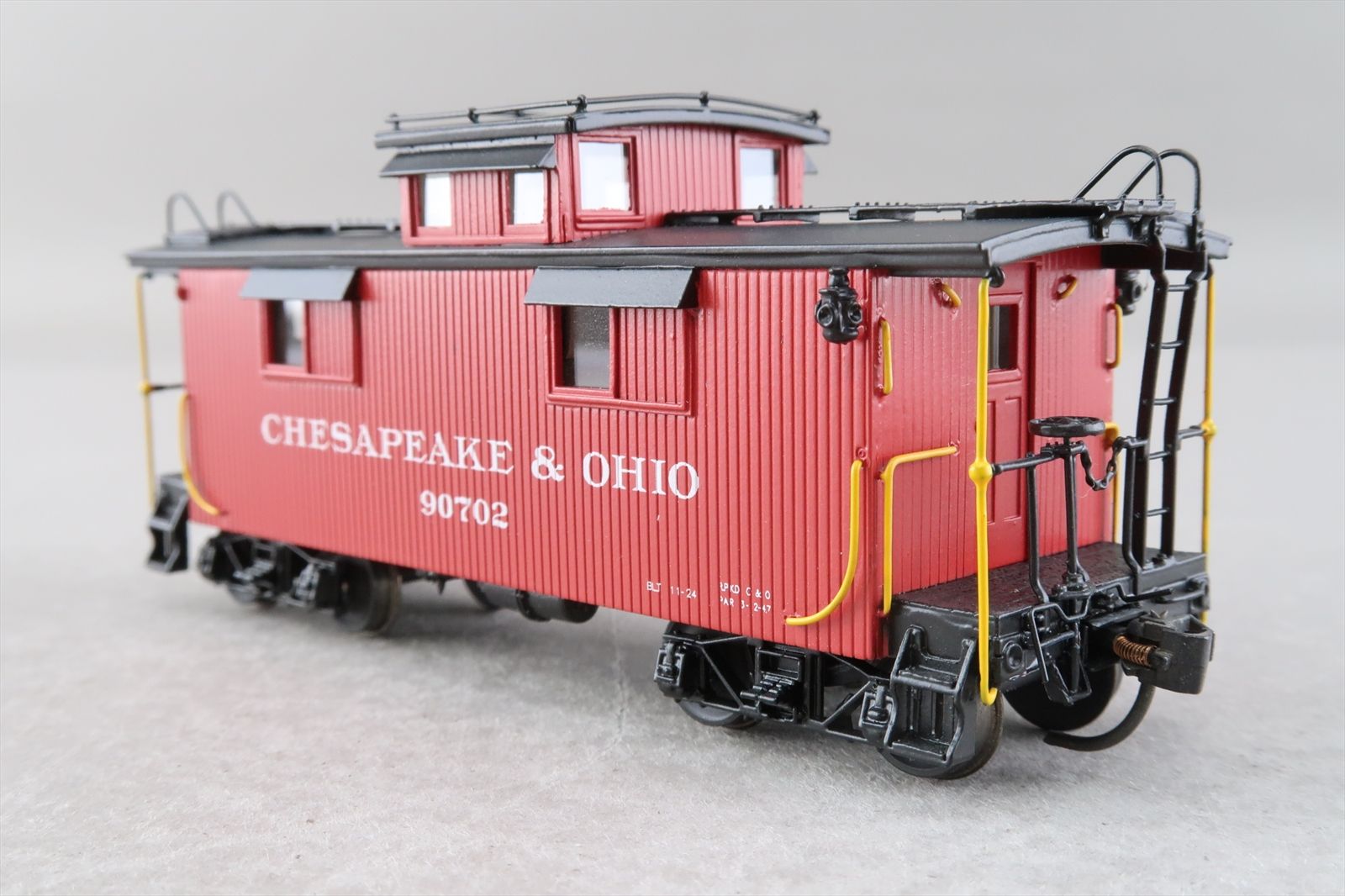 HO Brass Model - DP 200 C&O Chesapeake & Ohio Caboose Early Lettering ...