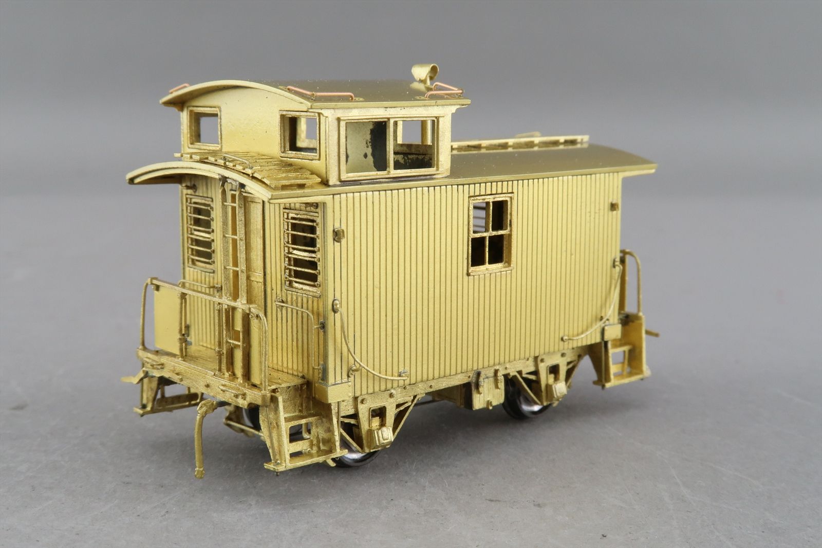 HO Brass Model - Railworks DL&W Delaware Lackawanna & Western Wood Caboose 4-Wheel Bobber #1 ...