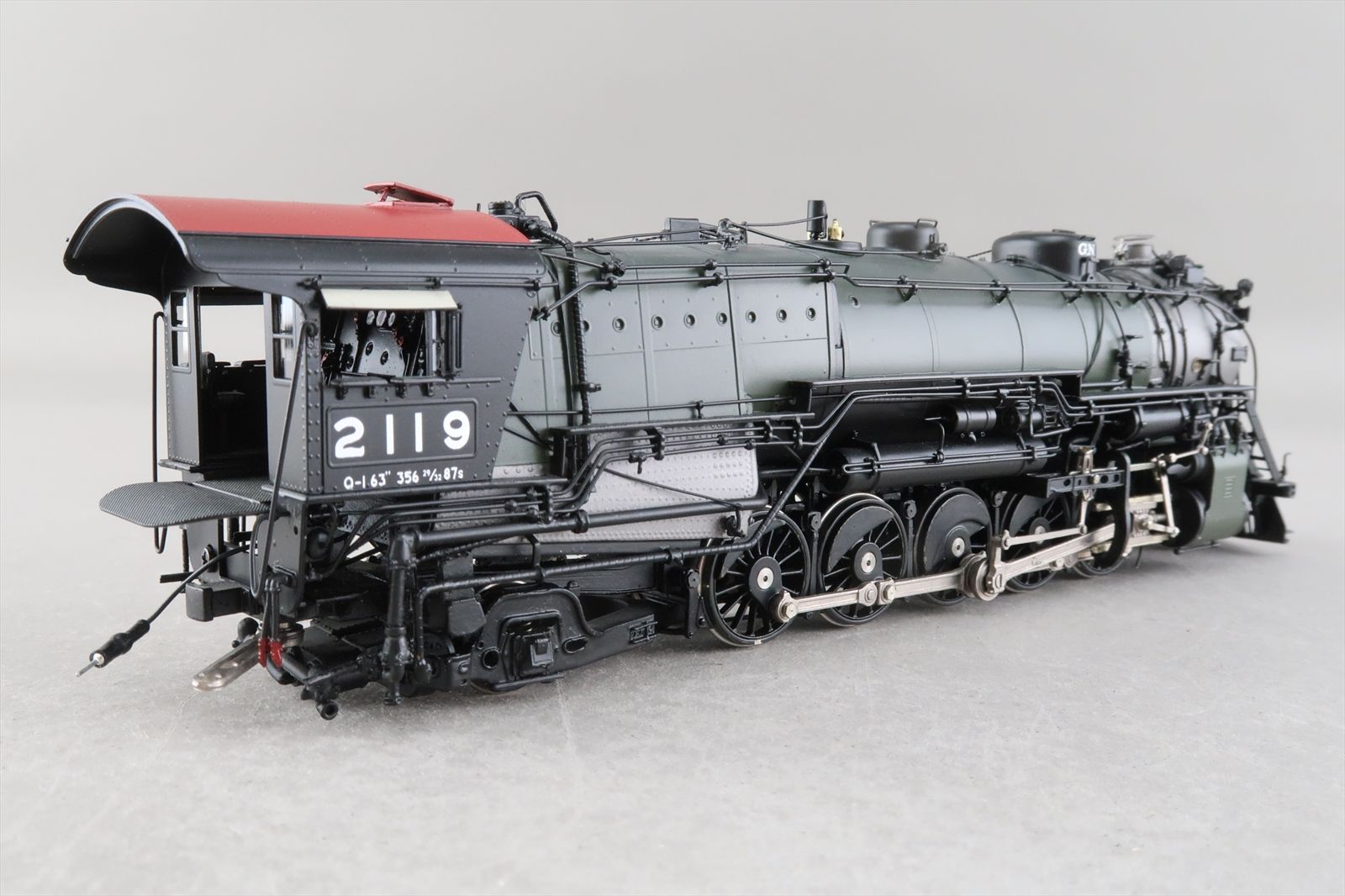 HO Brass Model - CIL 2287.1 GN Great Northern Q-1 2-10-2 Glacier Park ...