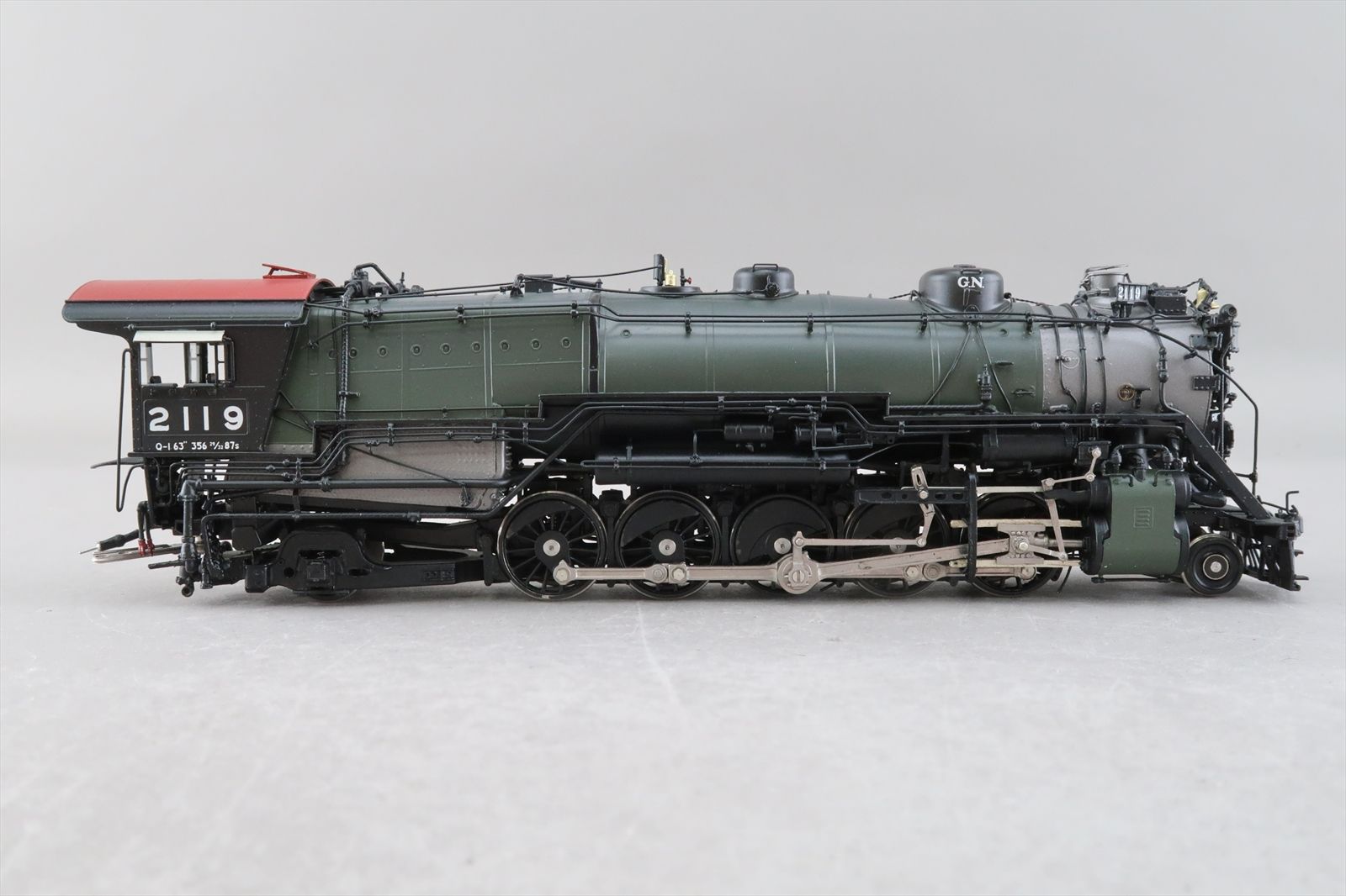 HO Brass Model - CIL 2287.1 GN Great Northern Q-1 2-10-2 Glacier Park ...