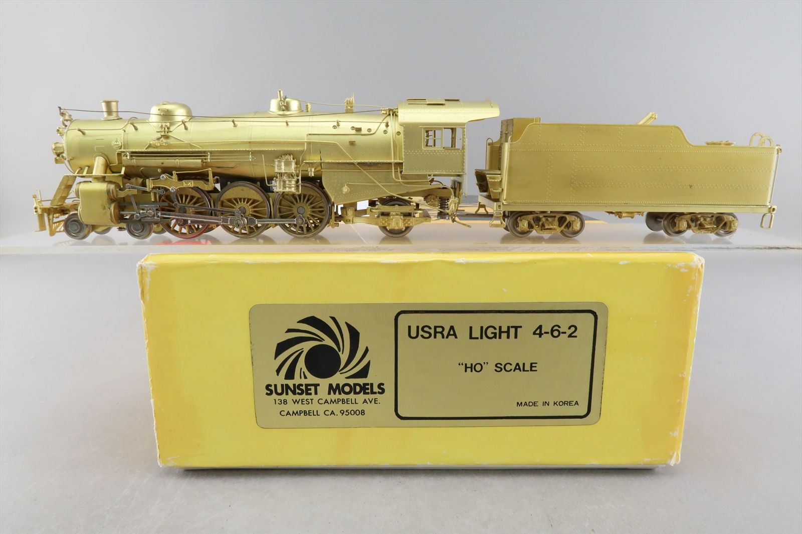 HO Brass Model - Sunset USRA Light 4-6-2 Pacific - Unpainted - 1987 Run ...