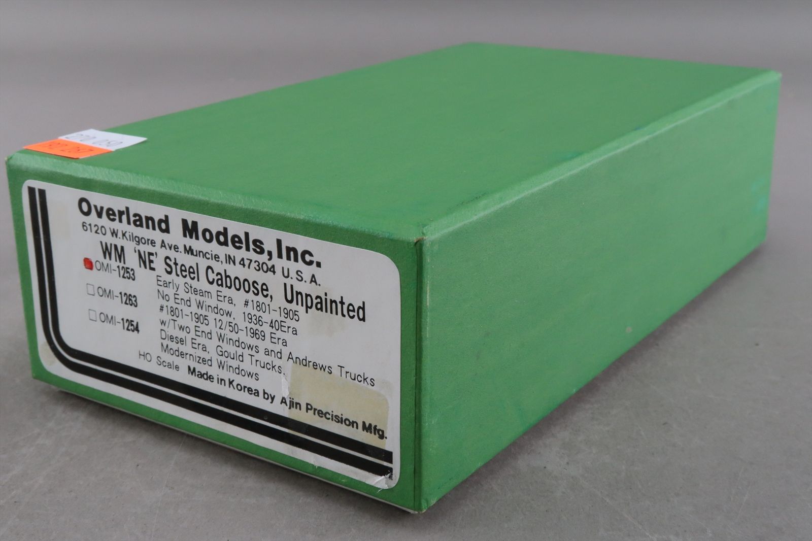 HO Brass Model - OMI 1253 WM Western Maryland Steel Caboose #1850 ...