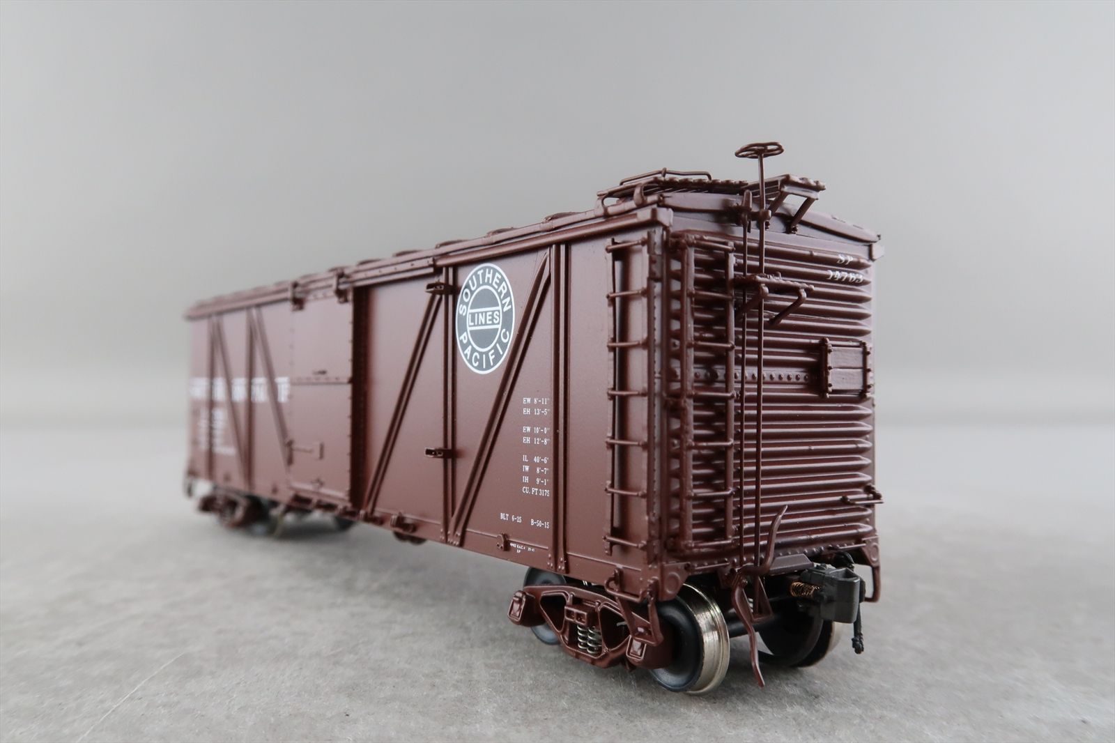 HO Brass Model - CIL 2470.1 SP Southern Pacific B-50-15 Outside Braced ...