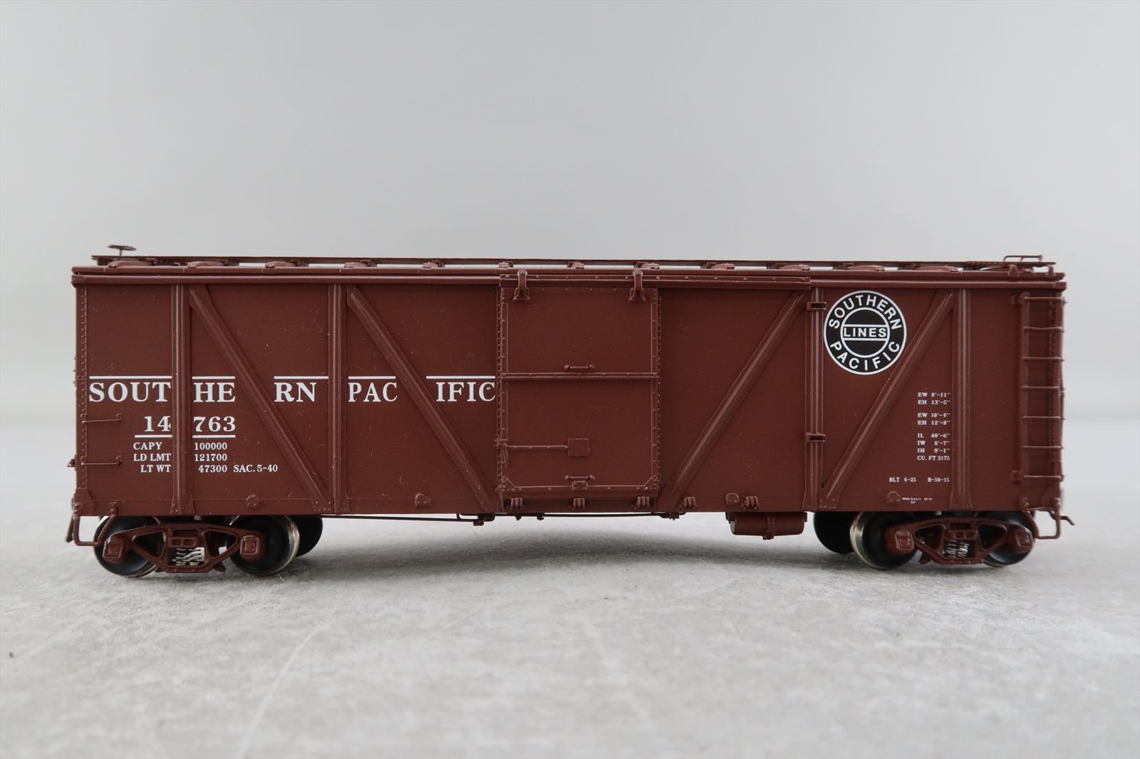 HO Brass Model - CIL 2470.1 SP Southern Pacific B-50-15 Outside Braced ...