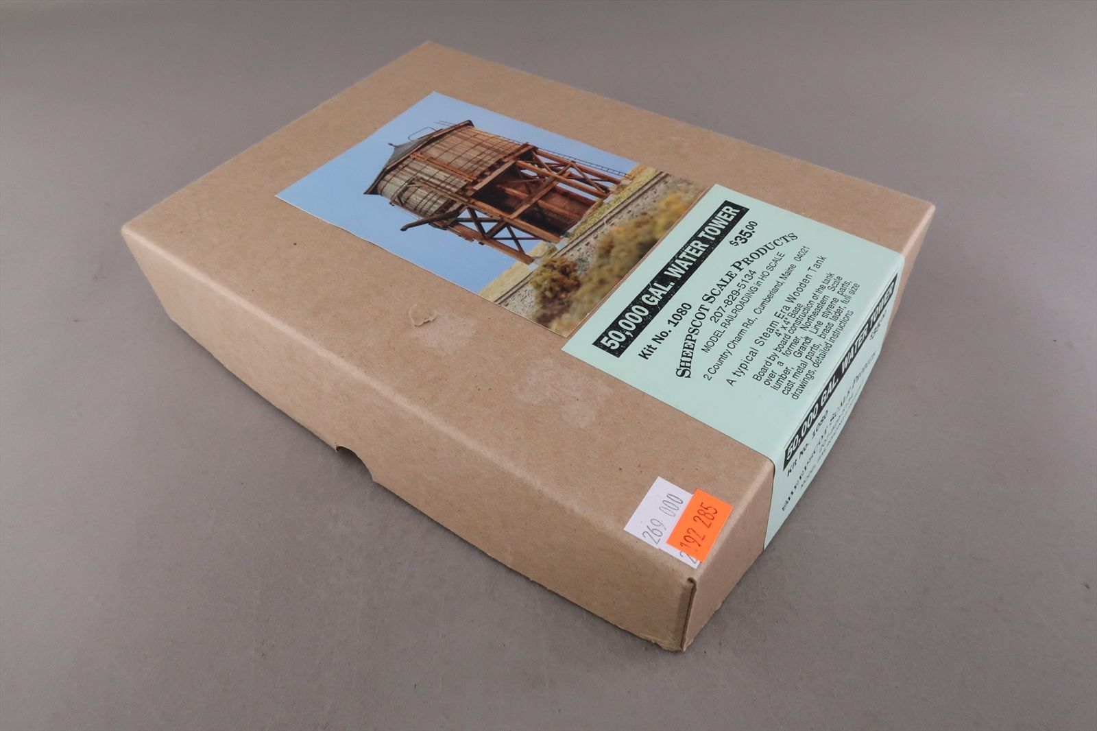 HO / HOn3 Craftsman Kit - Sheepscot 1080 50,000 Gallon Water Tower Kit ...