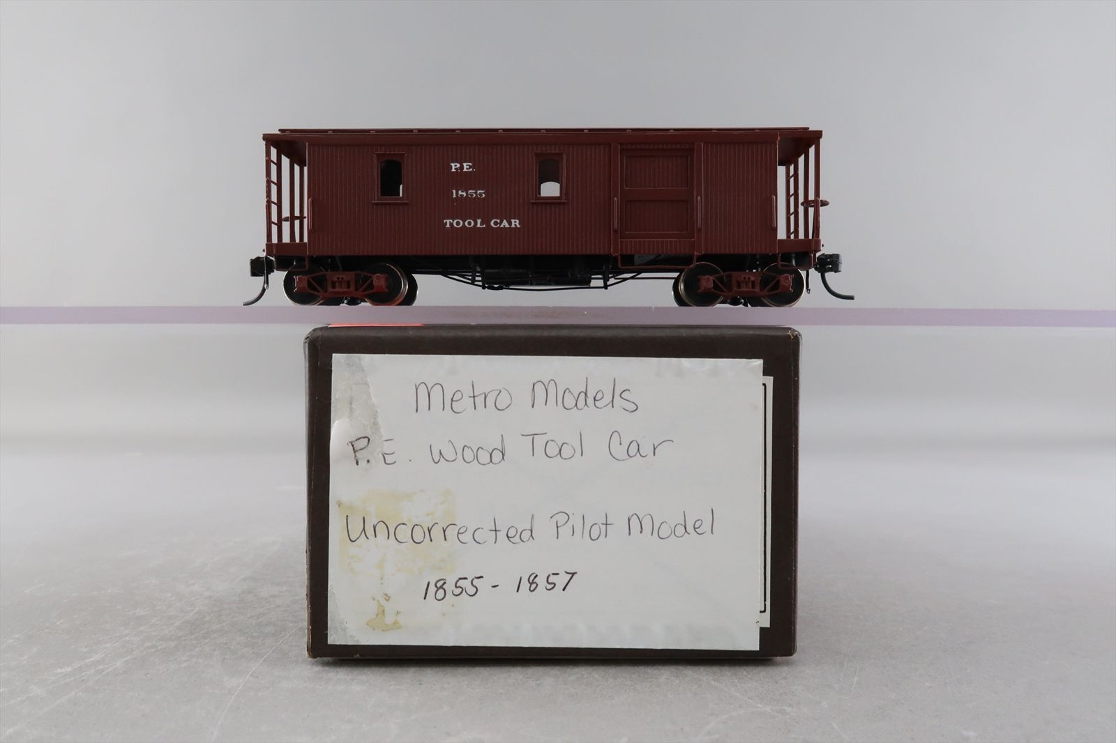 HO Brass Model - Metro PE Pacific Electric Tool Car #1855 - Custom ...