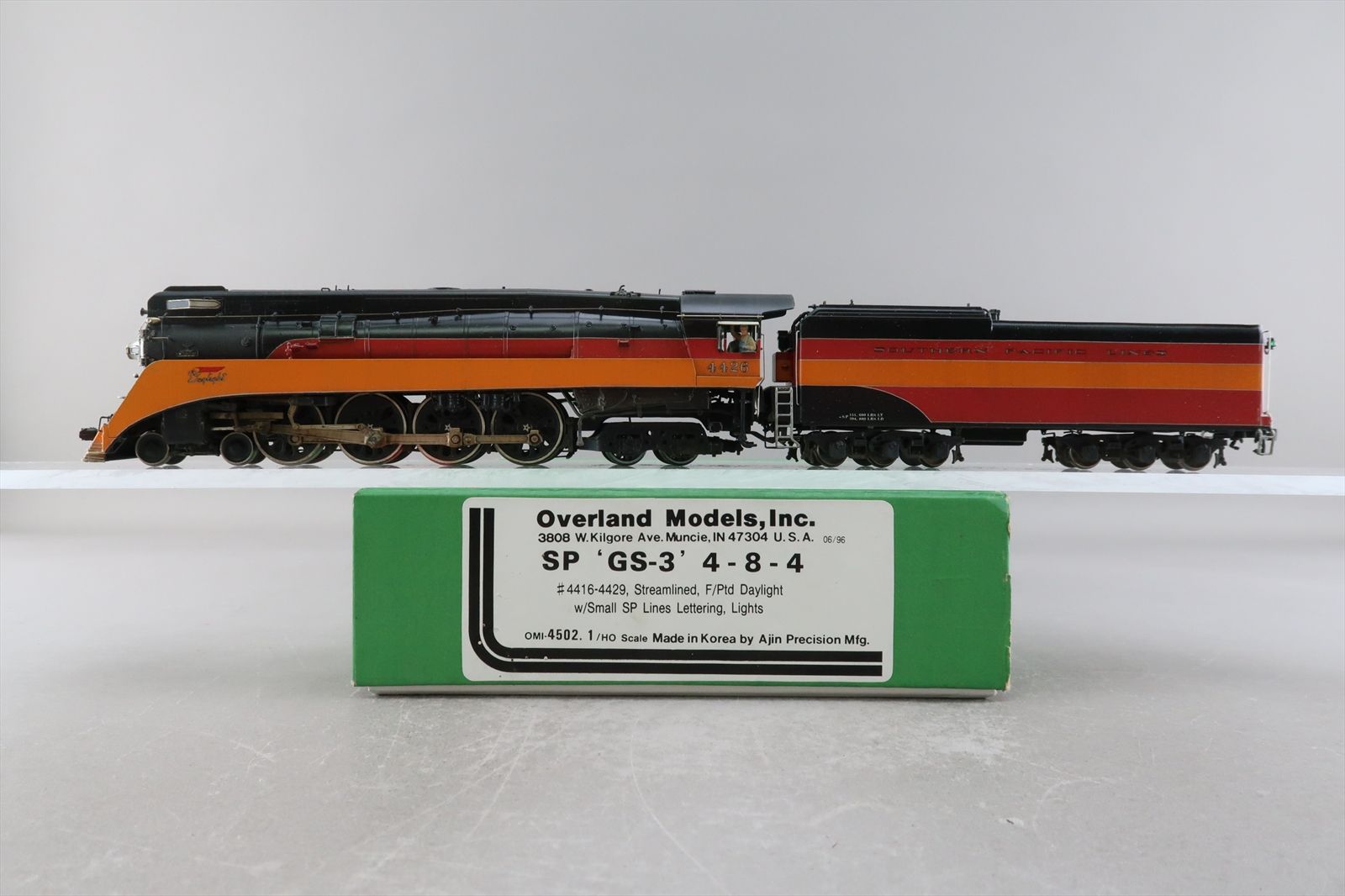 HO Brass Model - OMI 4502.1 SP Southern Pacific GS-3 4-8-4 Daylight ...