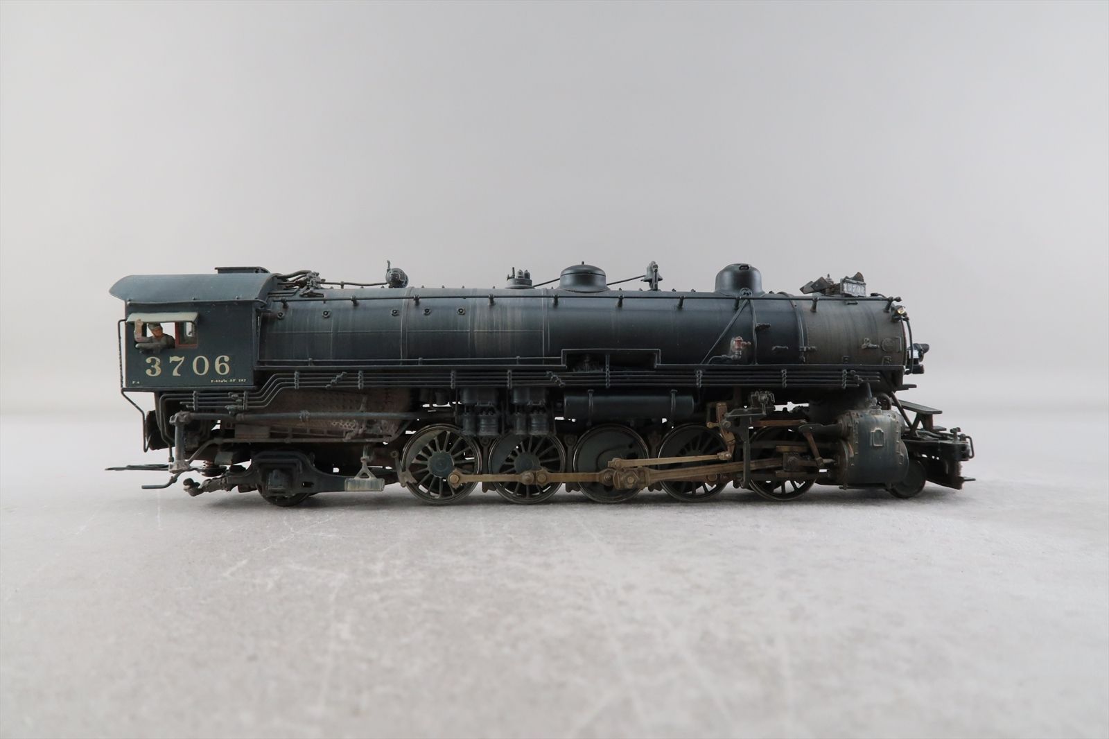 HO Brass Model - PSC 16814-1 SP Southern Pacific 2-10-2 Santa Fe #3706 ...