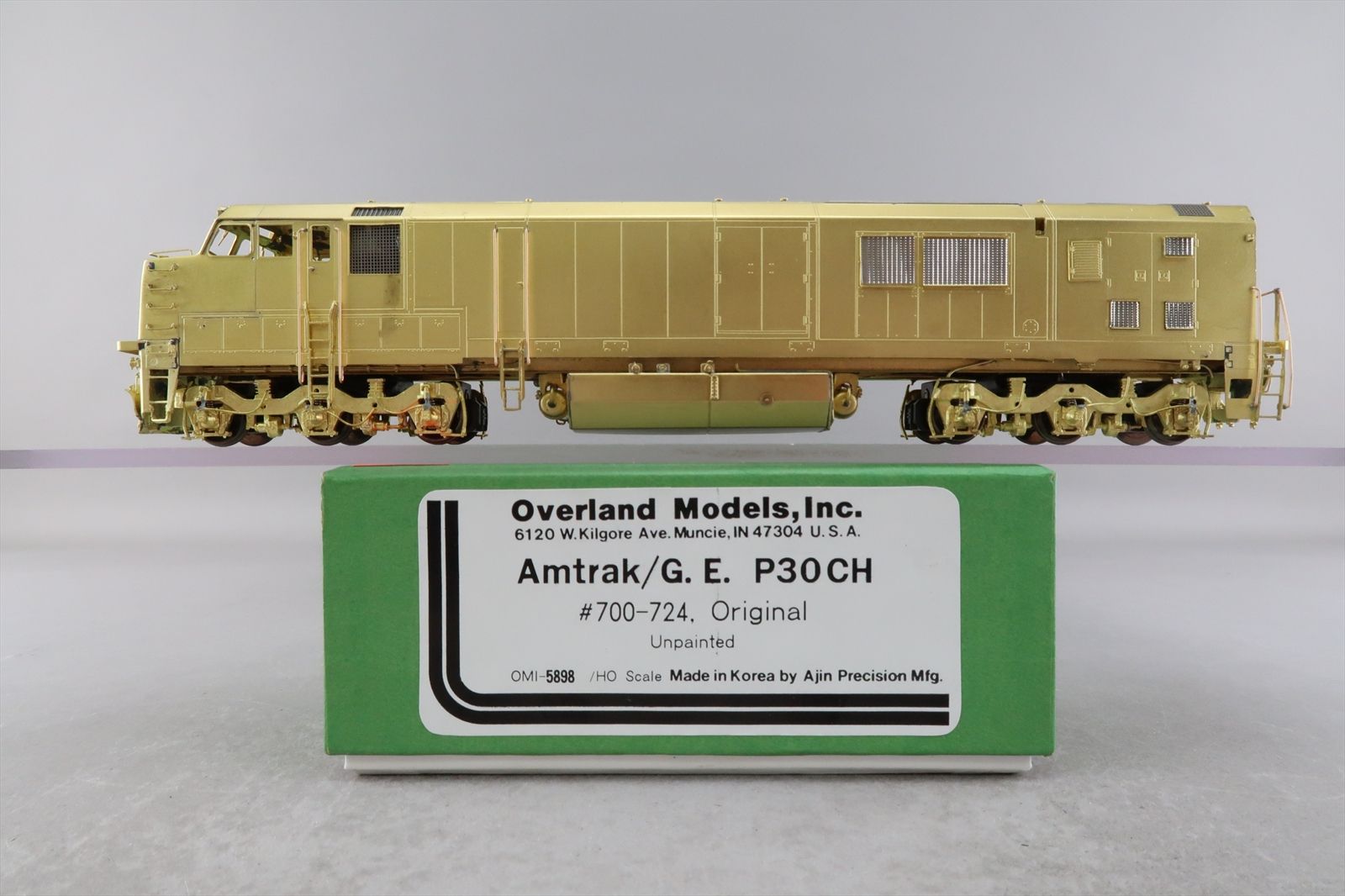HO Brass Model - OMI 5898 Amtrak GE P30CH #700-724 - Unpainted - 1994 ...