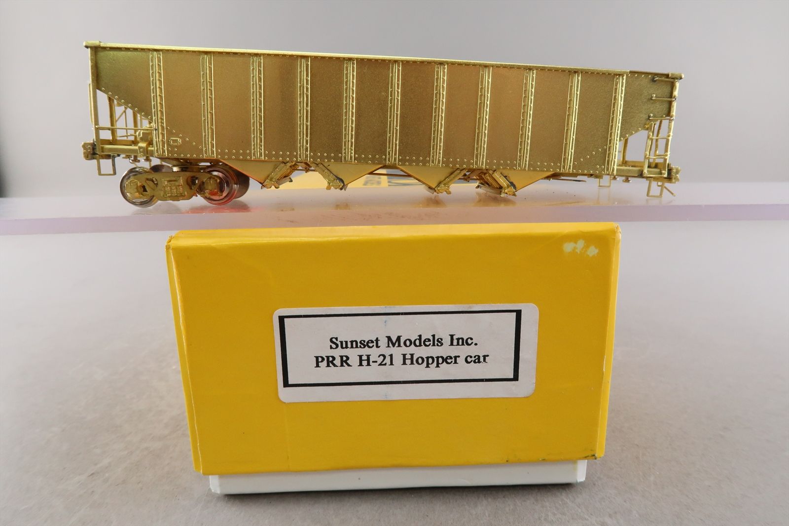 HO Brass Model - Sunset PRR Pennsylvania H-21 Hopper - Unpainted - 1992 ...