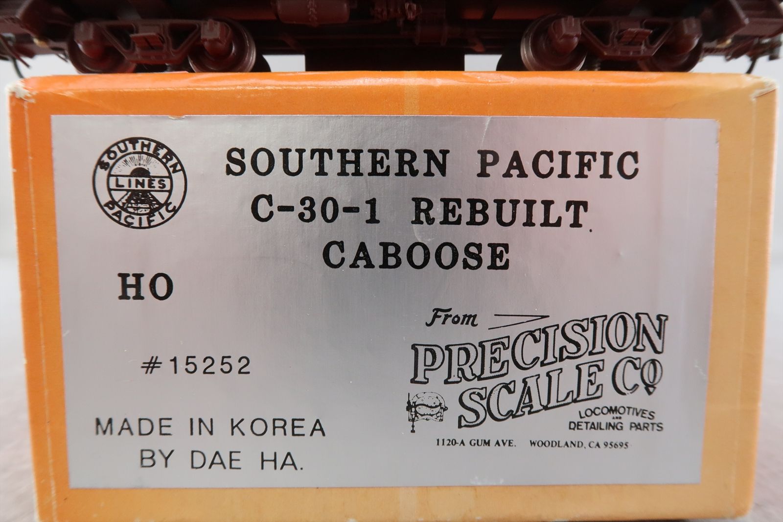 HO Brass Model - PSC 15252 SP Southern Pacific C-30-1 Caboose #352 ...
